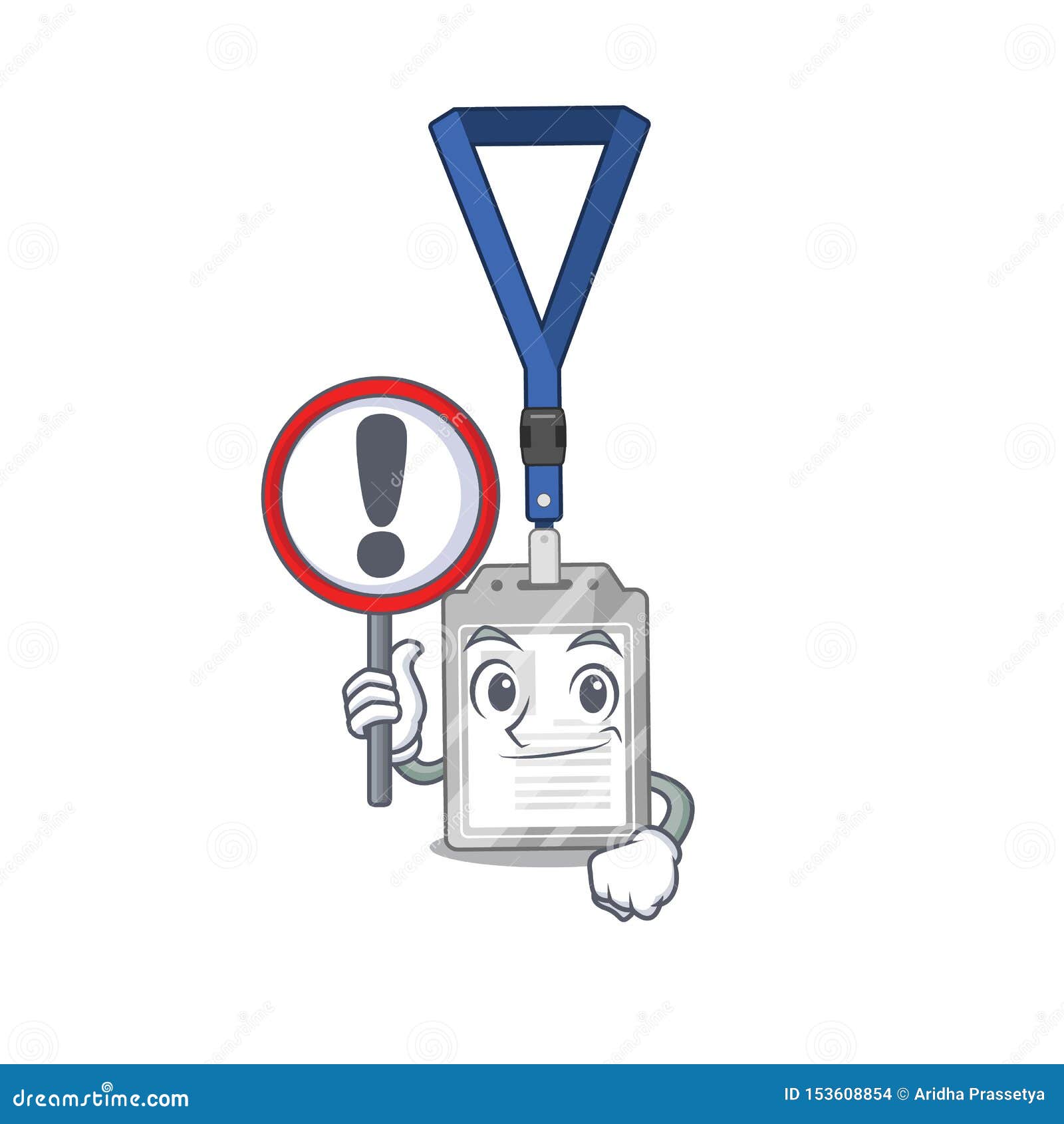 With Sign Name Tag in the Character Shape Stock Vector - Illustration ...