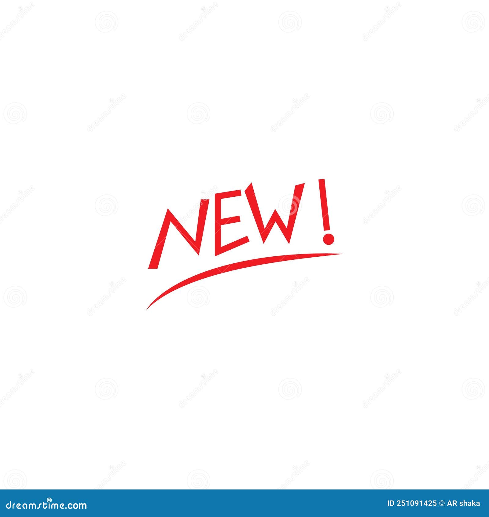 Sign of New, Banner Vector Concept Illustration Stock Vector ...