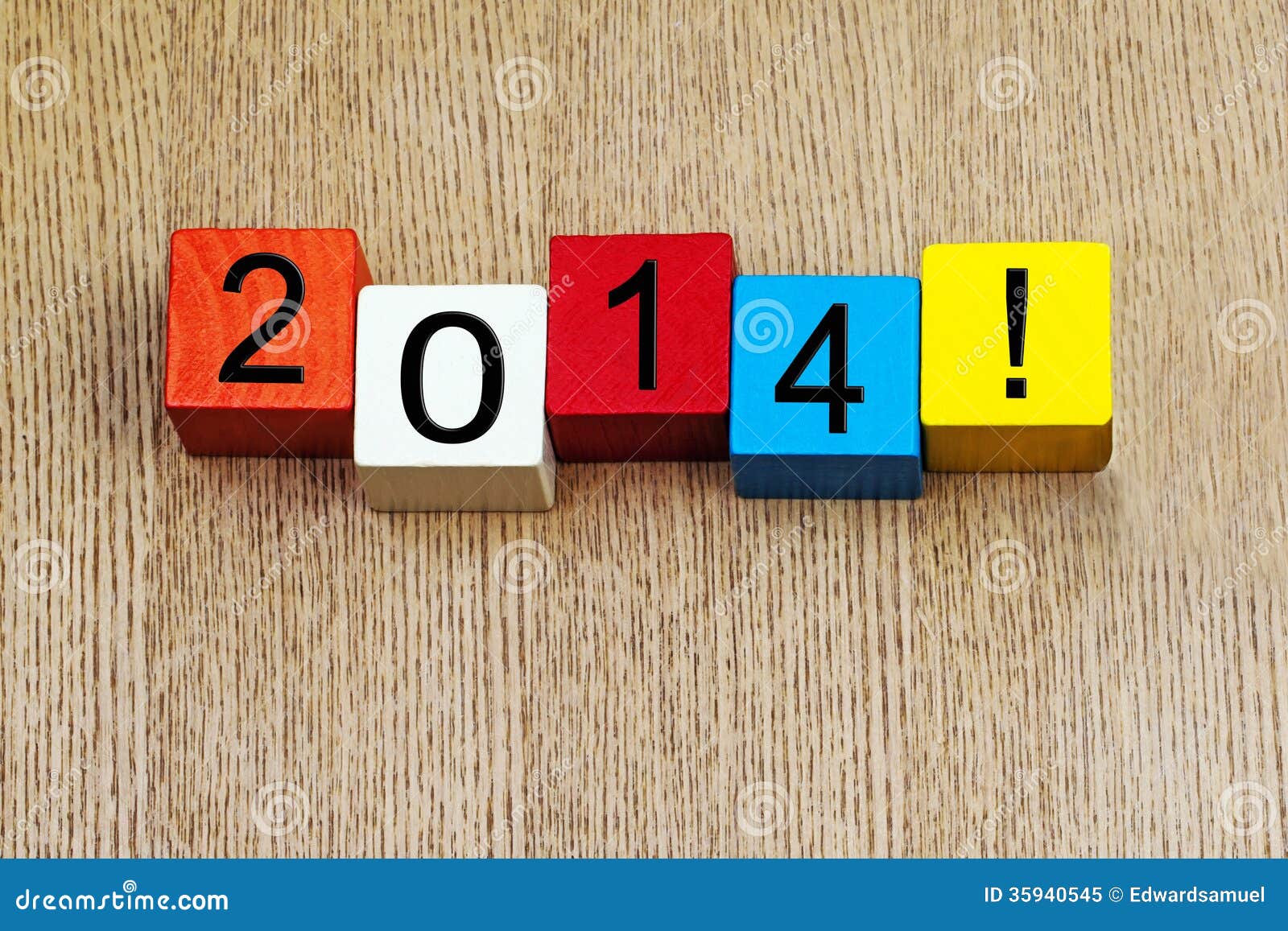 2014 - Sign for the New Year Stock Image - Image of years, business ...