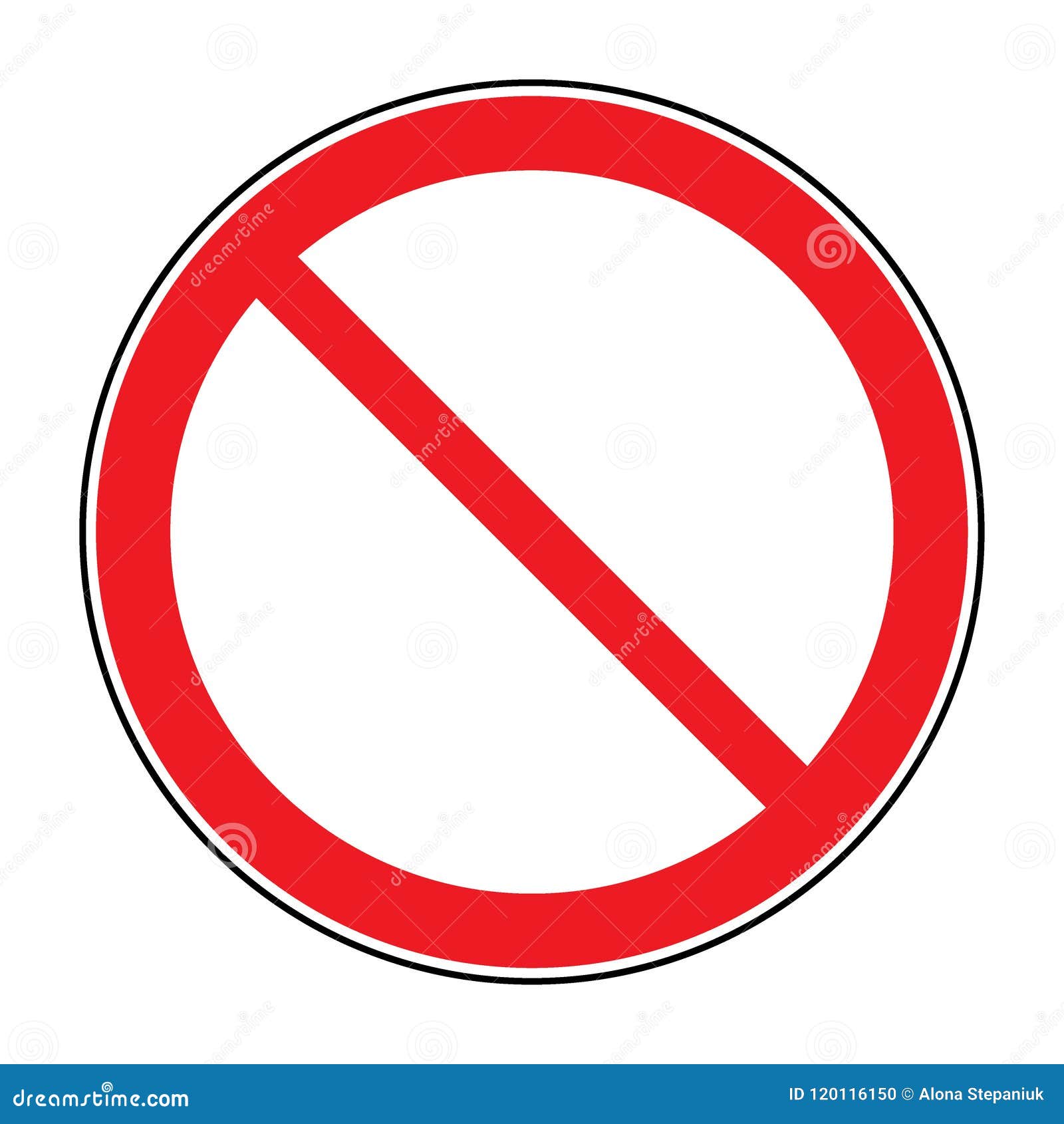 Sign no crossing stock vector. Illustration of direction - 120116150 Sign no crossing stock vector. Illustration of direction - 120116150