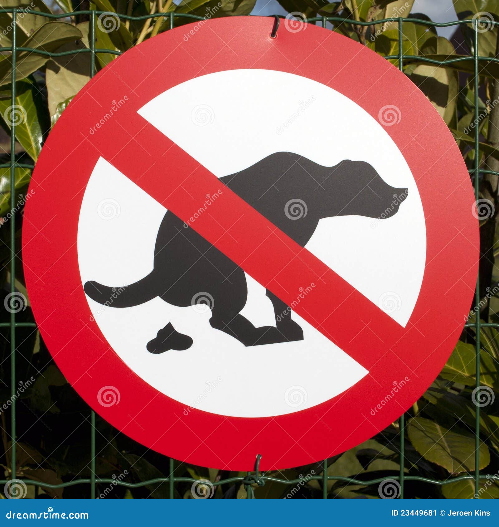 No Pooping By Dogs Sign Stock Photography | CartoonDealer.com #35427446
