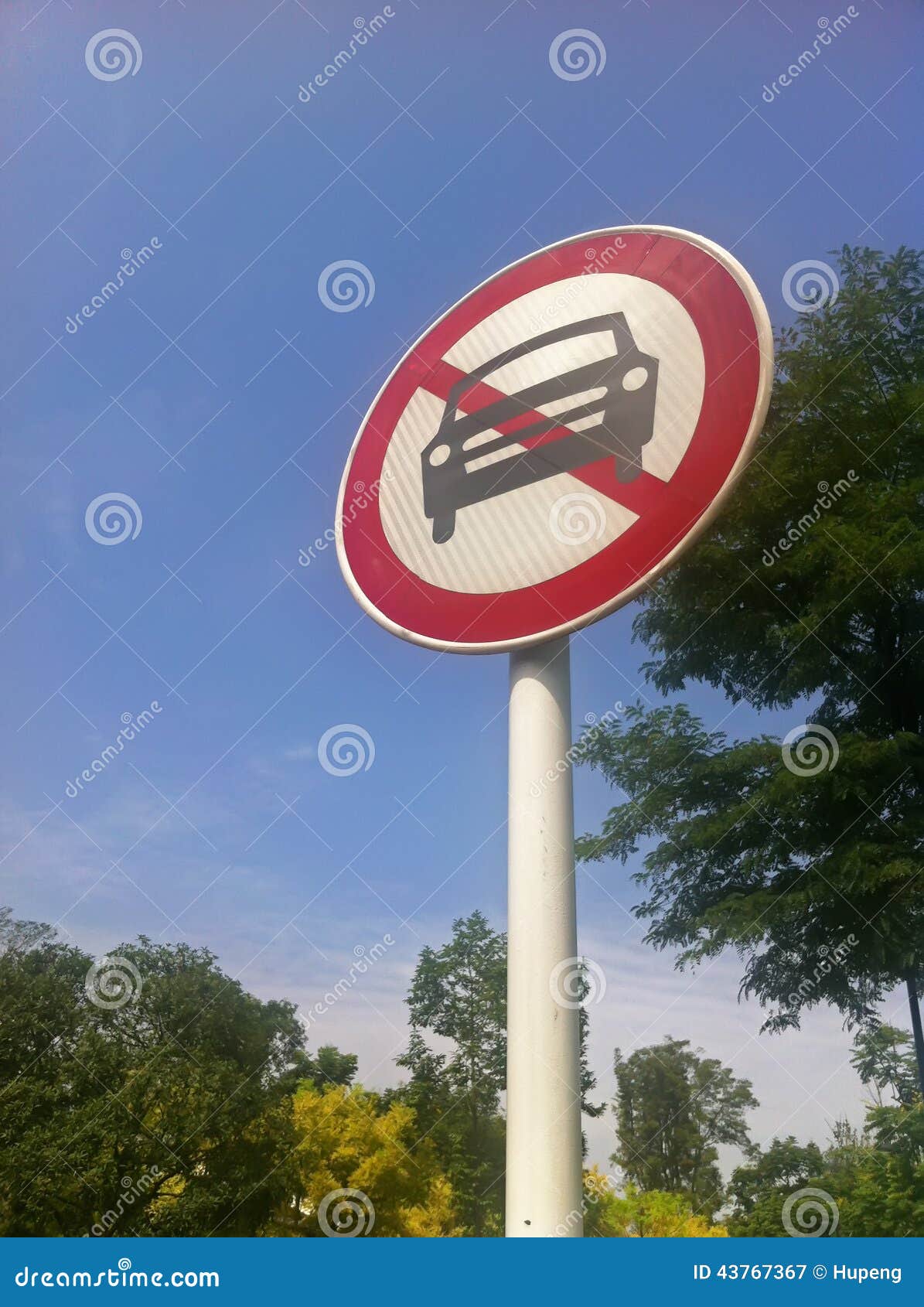 Sign for no passing stock image. Image of automobile - 43767367