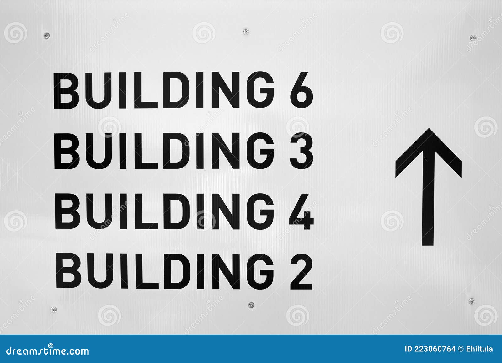 Sign for Numbered Buildings Stock Photo - Image of sign, guidance ...