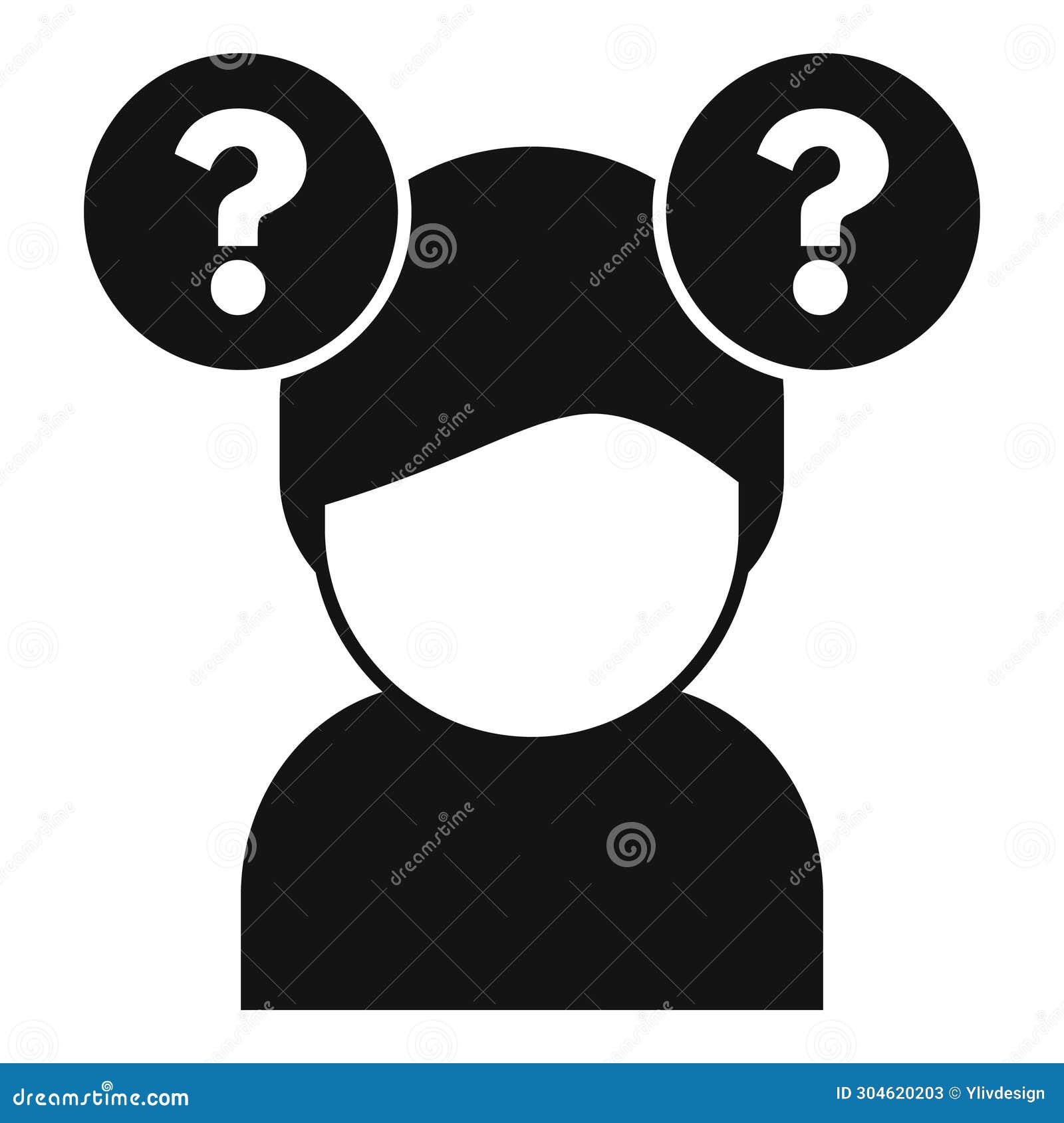 Sign Object Icon Simple Vector. Thinking Choice Stock Vector ...