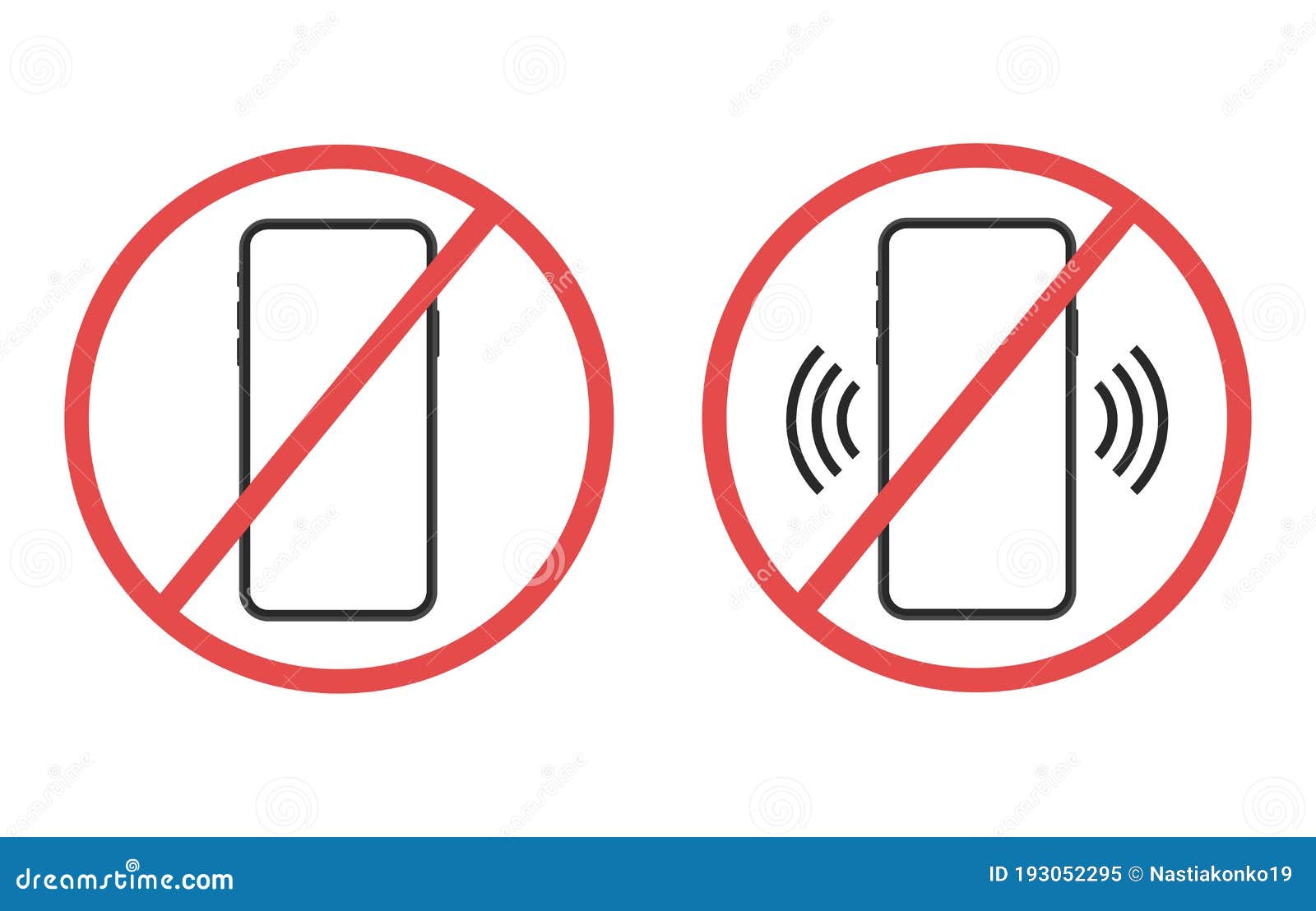 Sign Off the Phone, and Whether the Sound. Vector Stock Vector ...