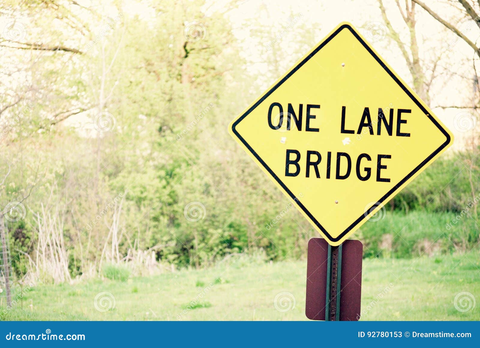 Sign stock image. Image of trail, road, yellow, green - 92780153