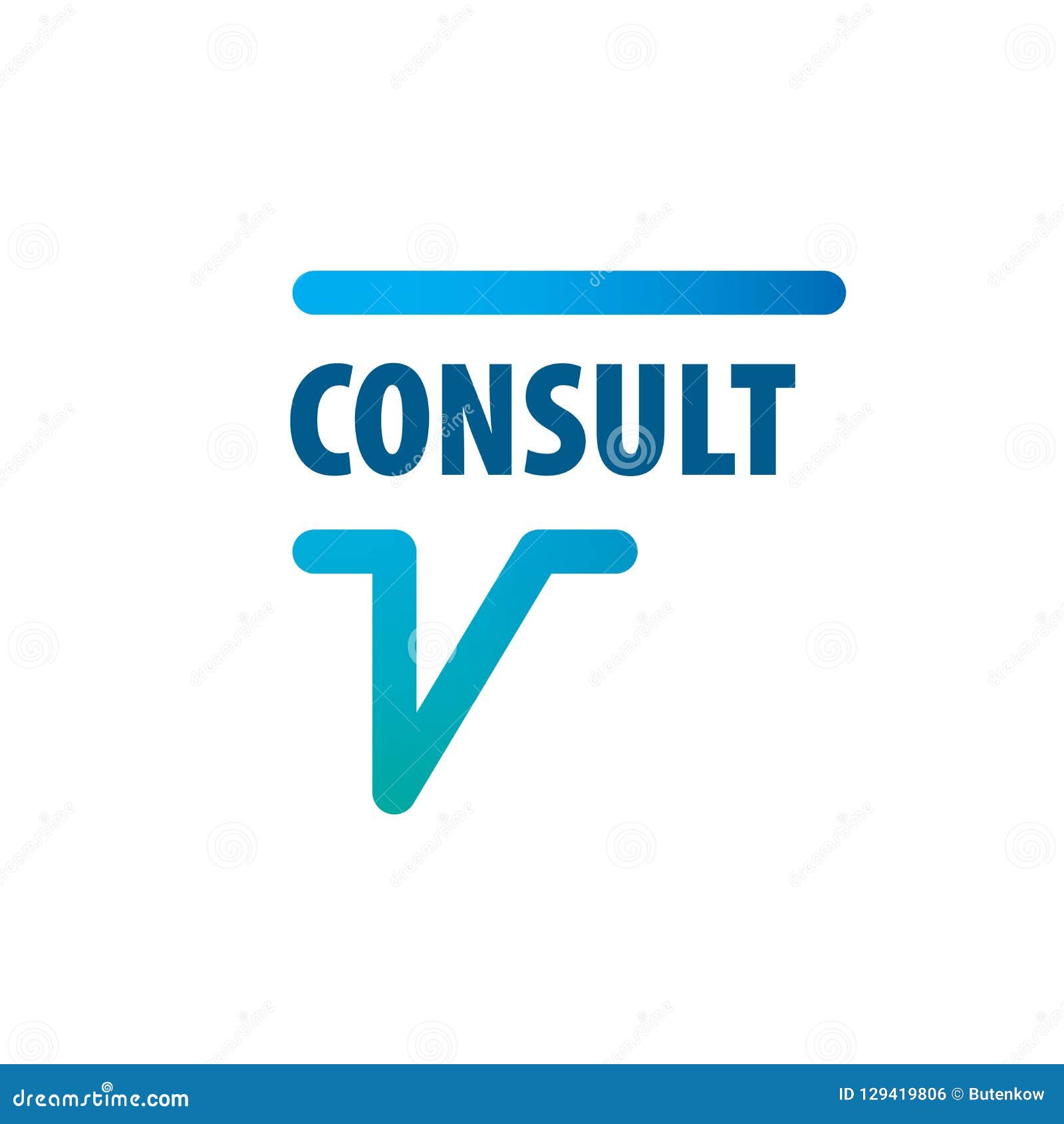 Sign for Online Consultation. Vector Illustration of the Icon. Stock ...