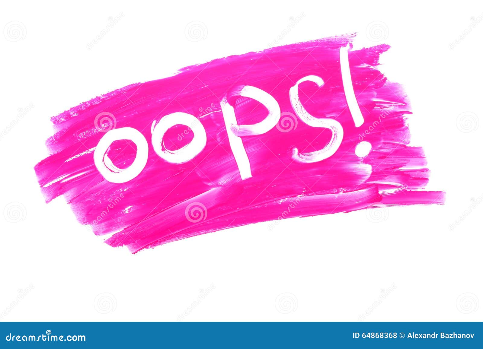 OOPS! Written On Sticky Notes. Mistake Learning, Wrong, Blooper, Error ...