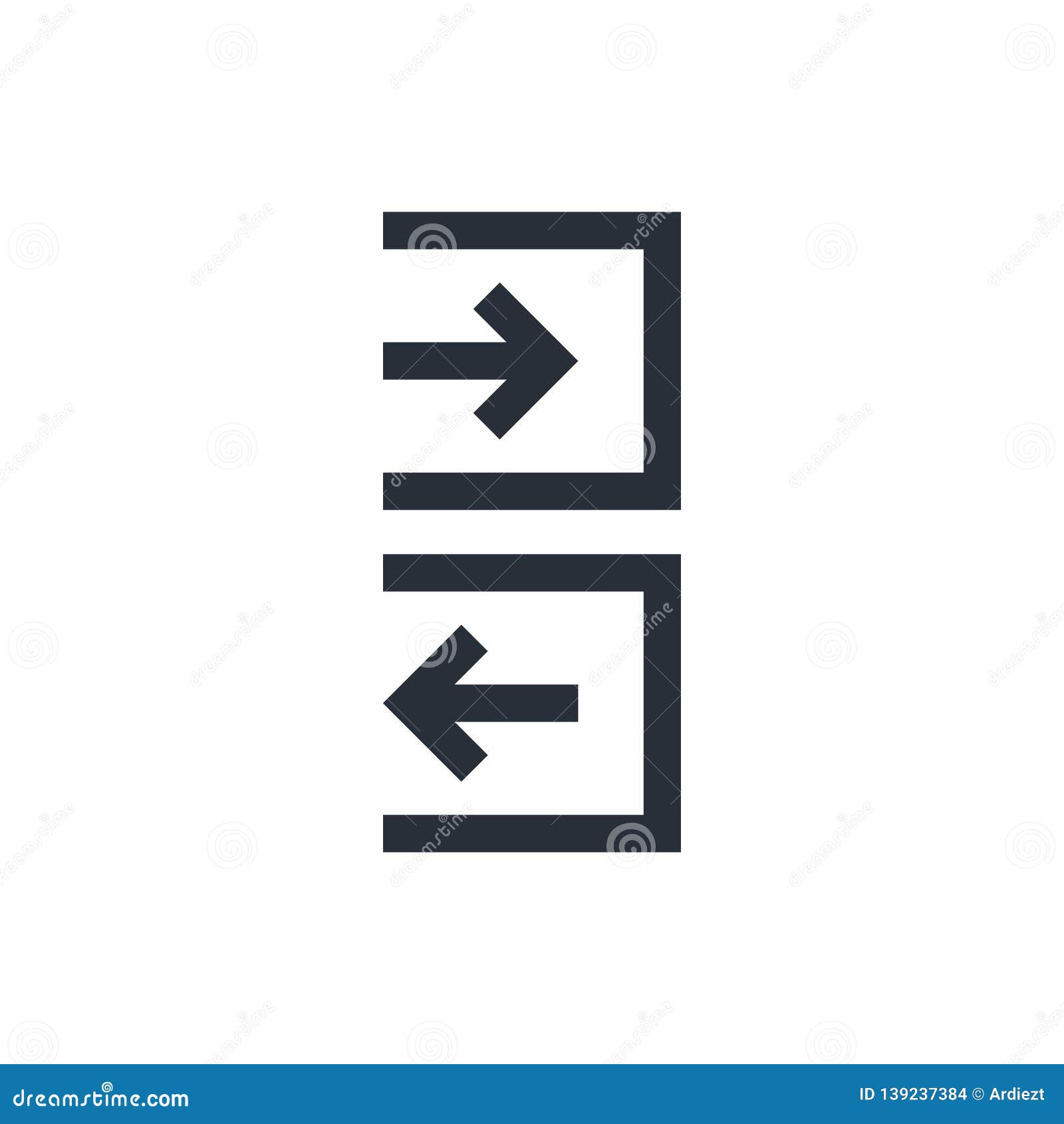 Login And Logout Icon, Sign In And Sign Out Icon Vector ...