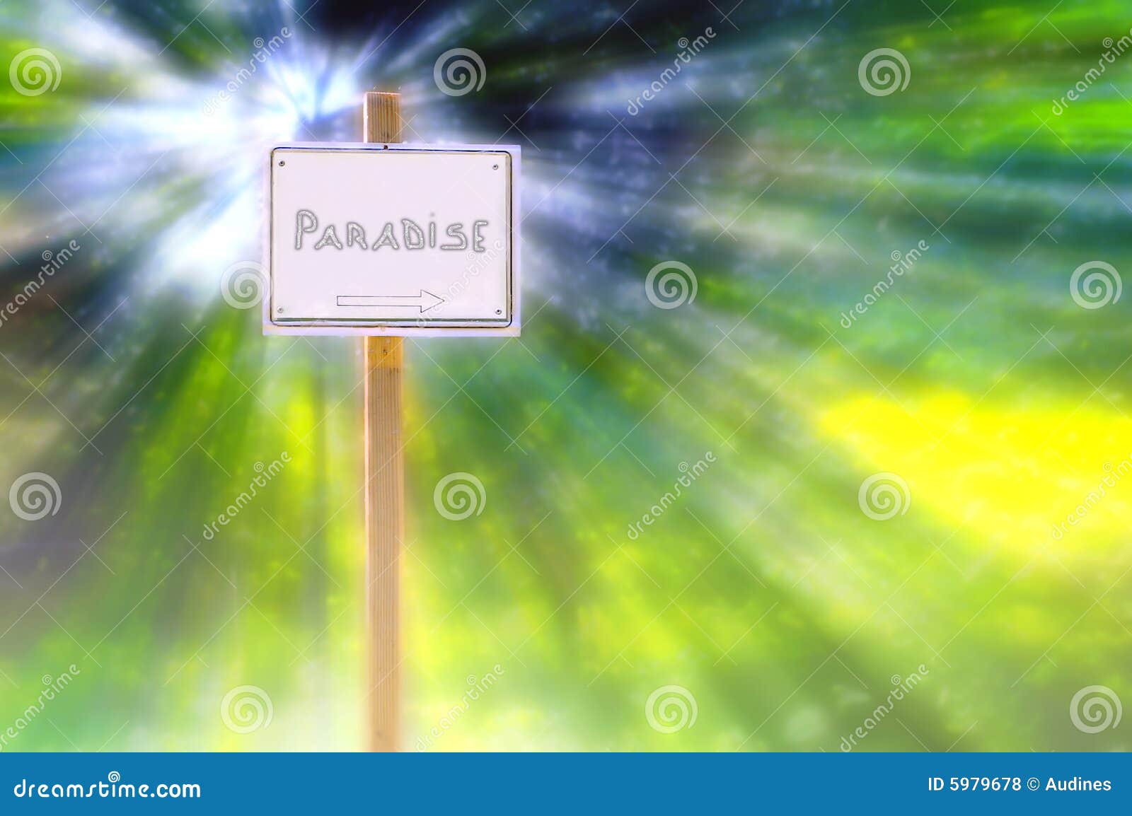 Sign in paradise stock illustration. Illustration of atmosphere - 5979678