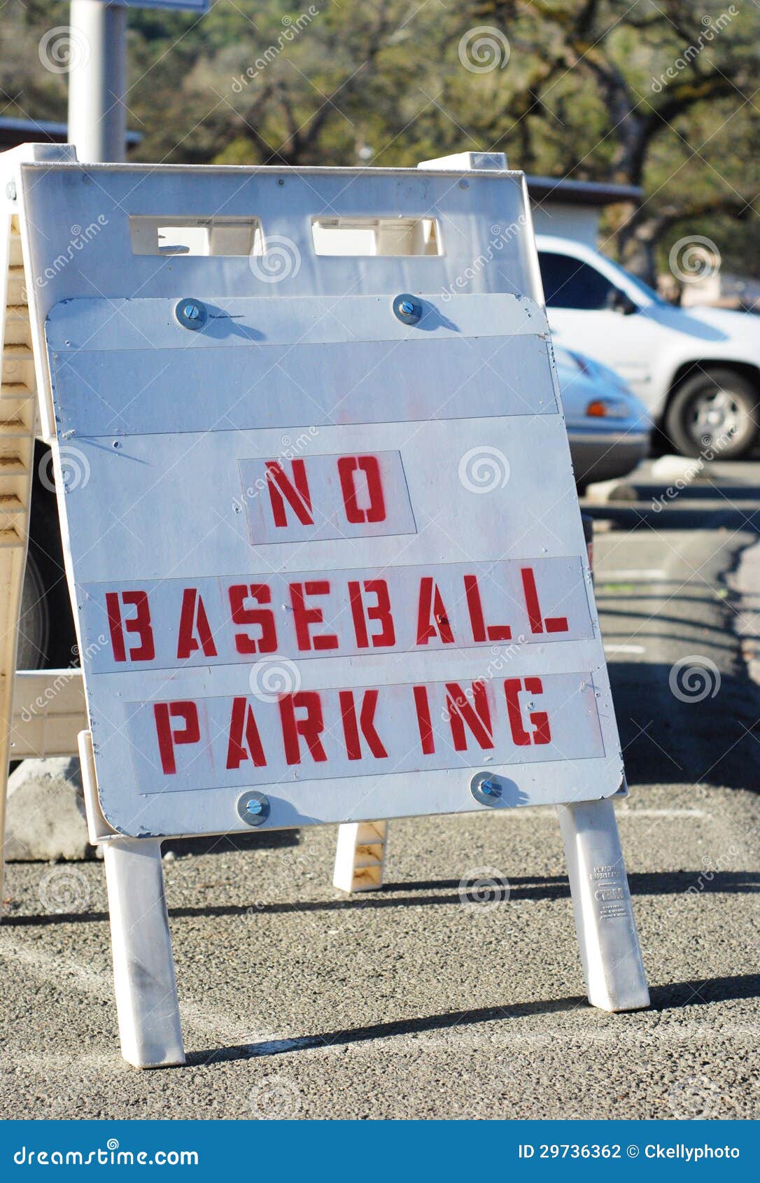 No Baseball Sign