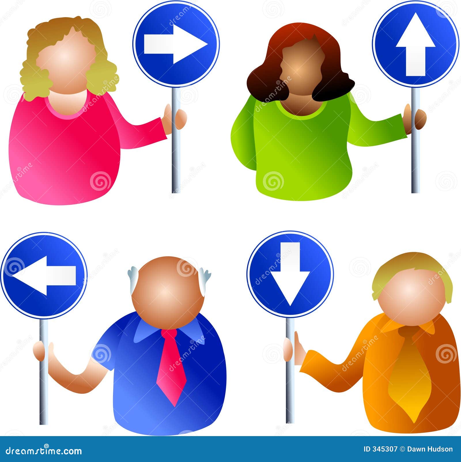 Sign people stock illustration. Illustration of illustrations - 345307