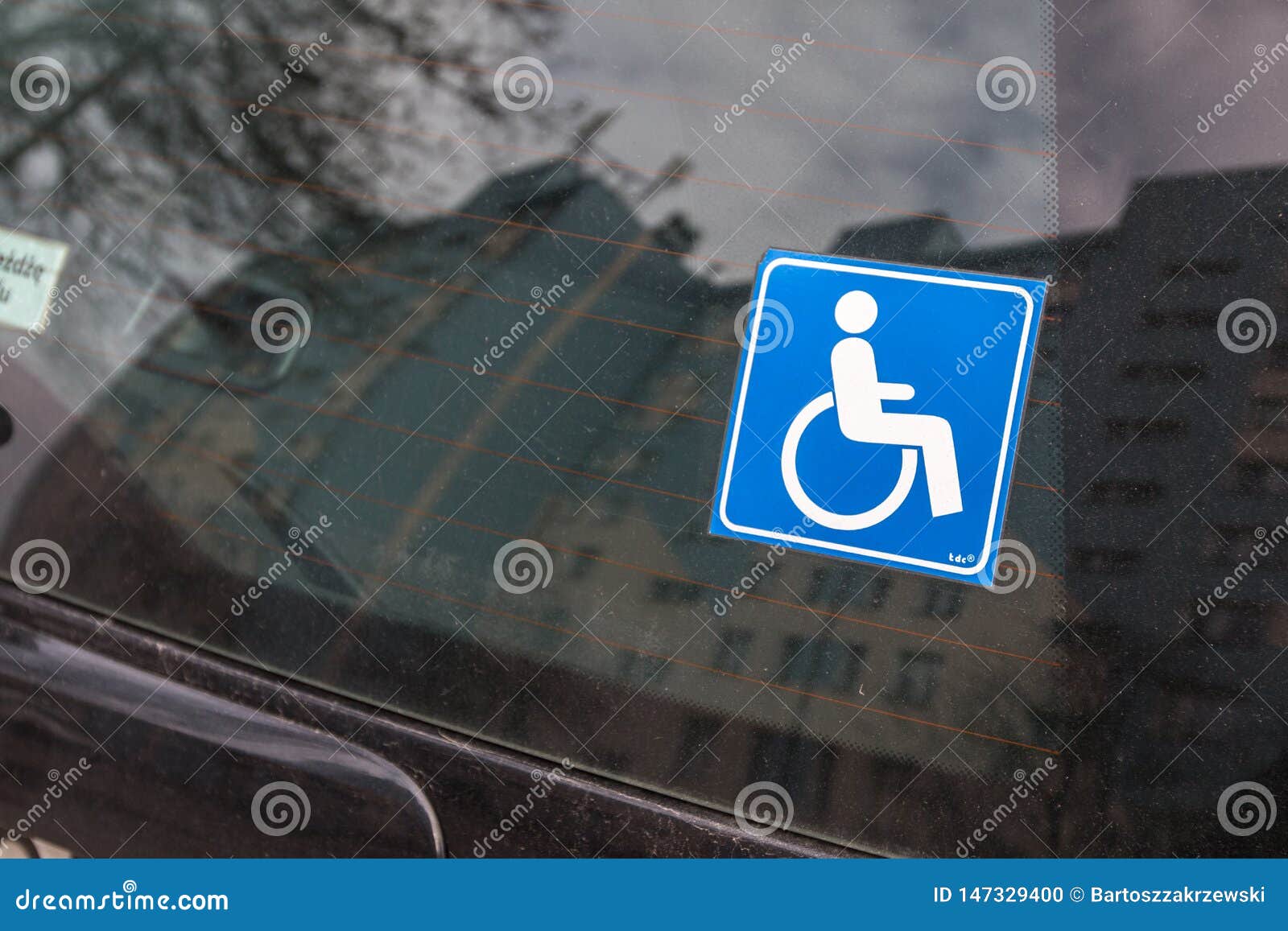 A Sign for People with Disabilities Stock Photo - Image of access ...