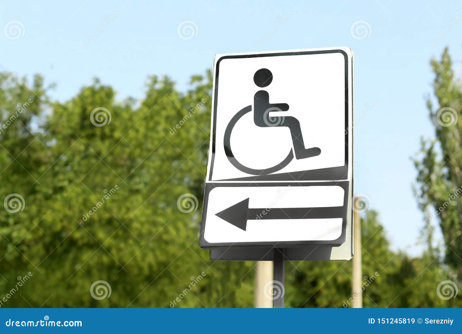 Sign of People with a Mobility Impairment on Parking Place Stock Image ...