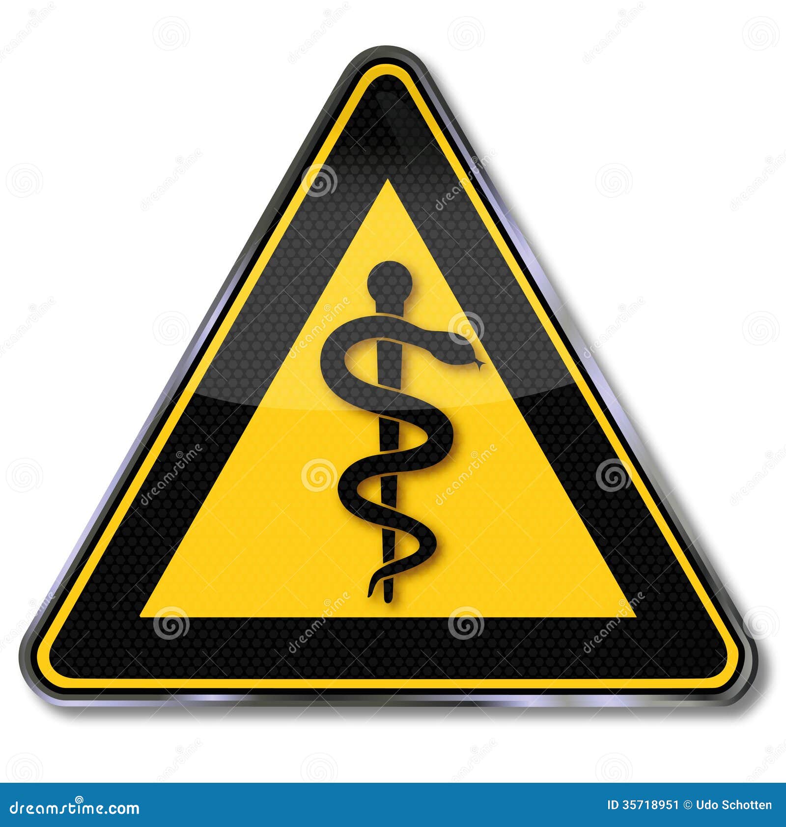 Sign Physician, Aesculapius And Snake Cartoon Vector | CartoonDealer ...