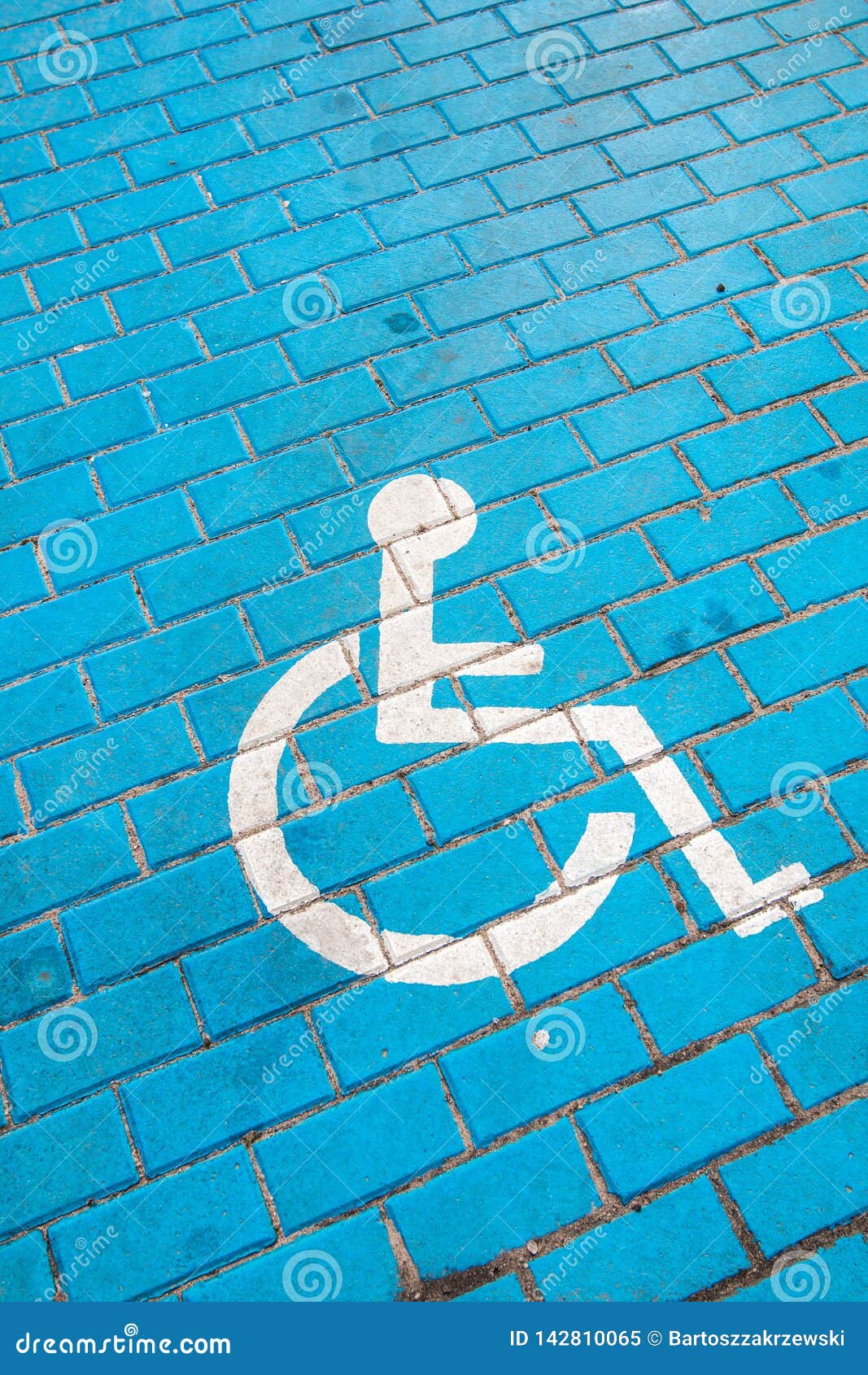 Sign and Place for Disabled People Stock Image - Image of disability ...