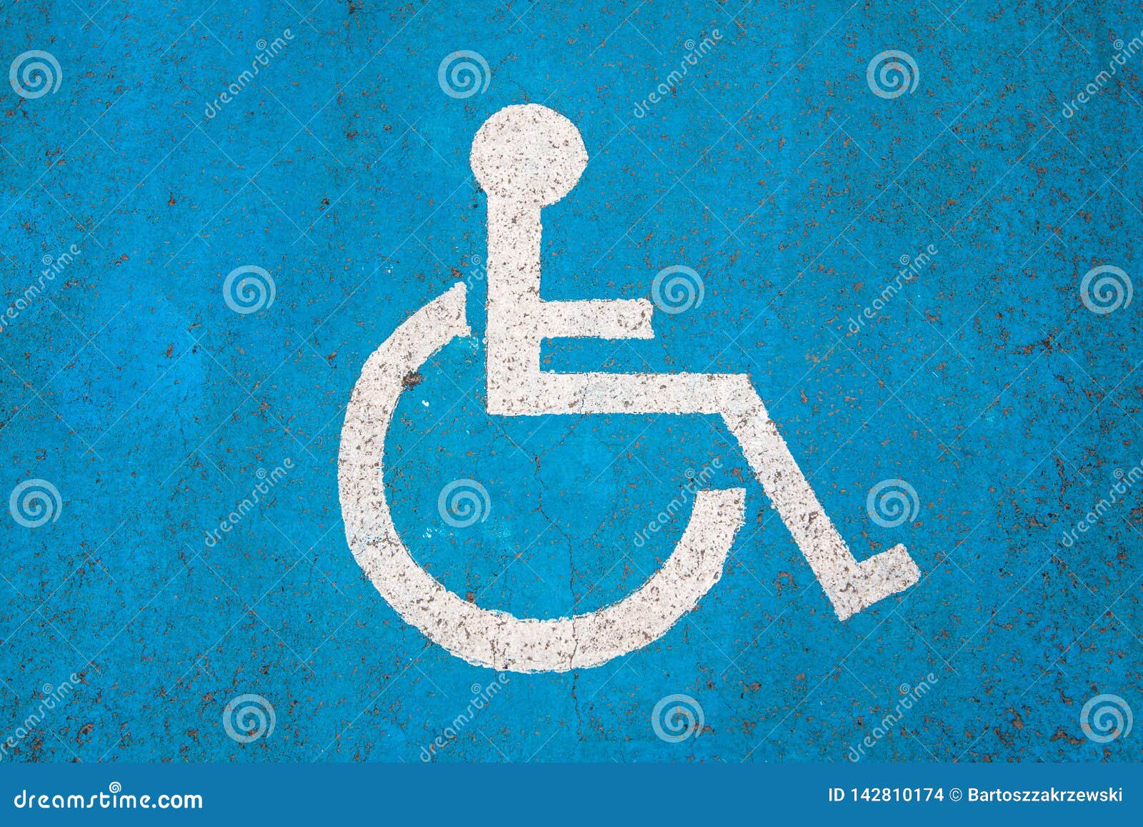 Sign and Place for Disabled People Stock Photo - Image of reserved ...