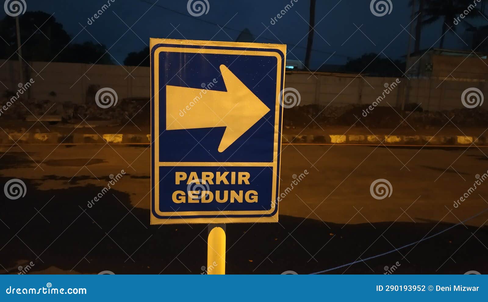 Sign plan parking stock photo. Image of moment, night - 290193952
