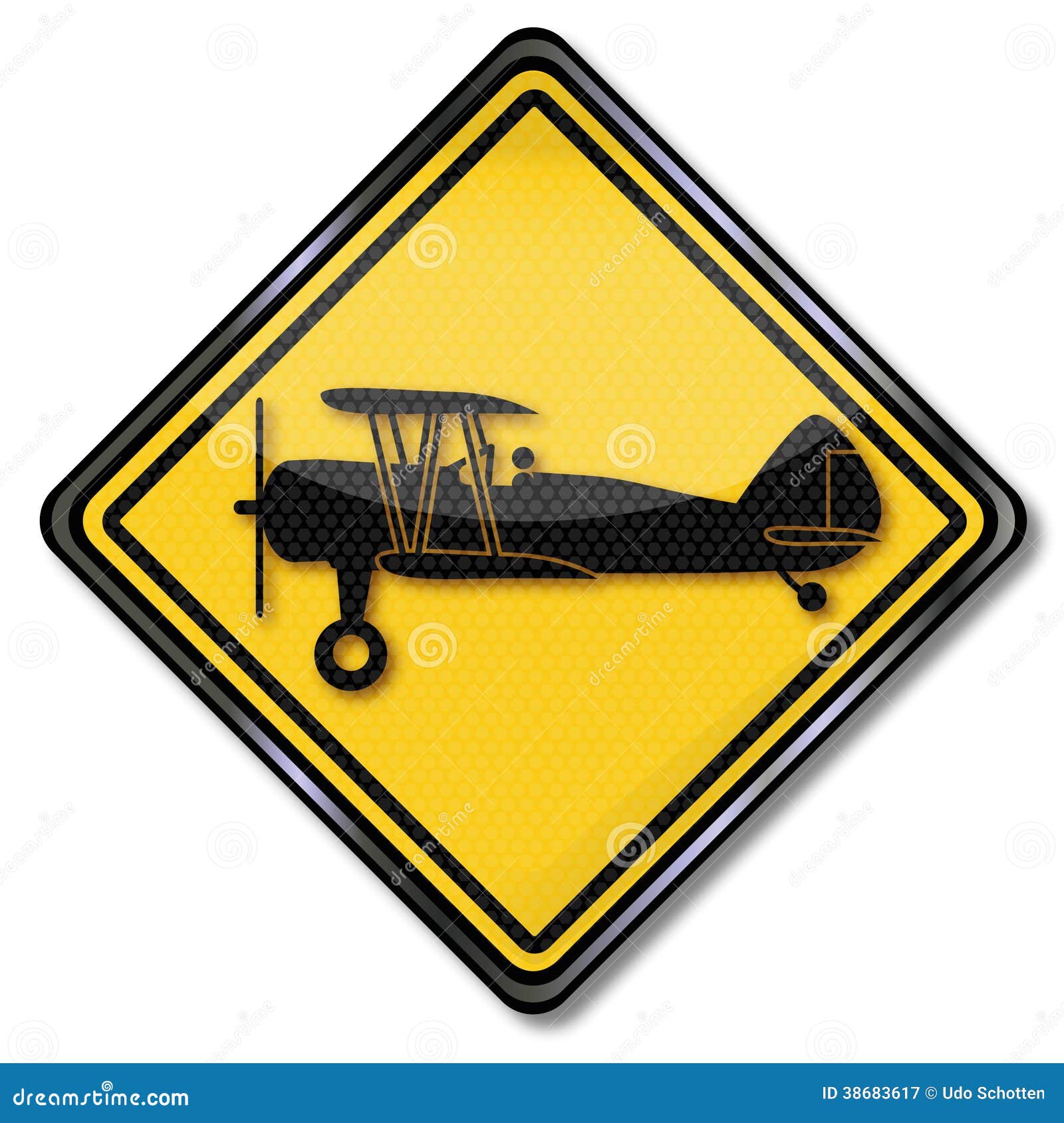 Sign plane and biplane stock vector. Illustration of airplane - 38683617