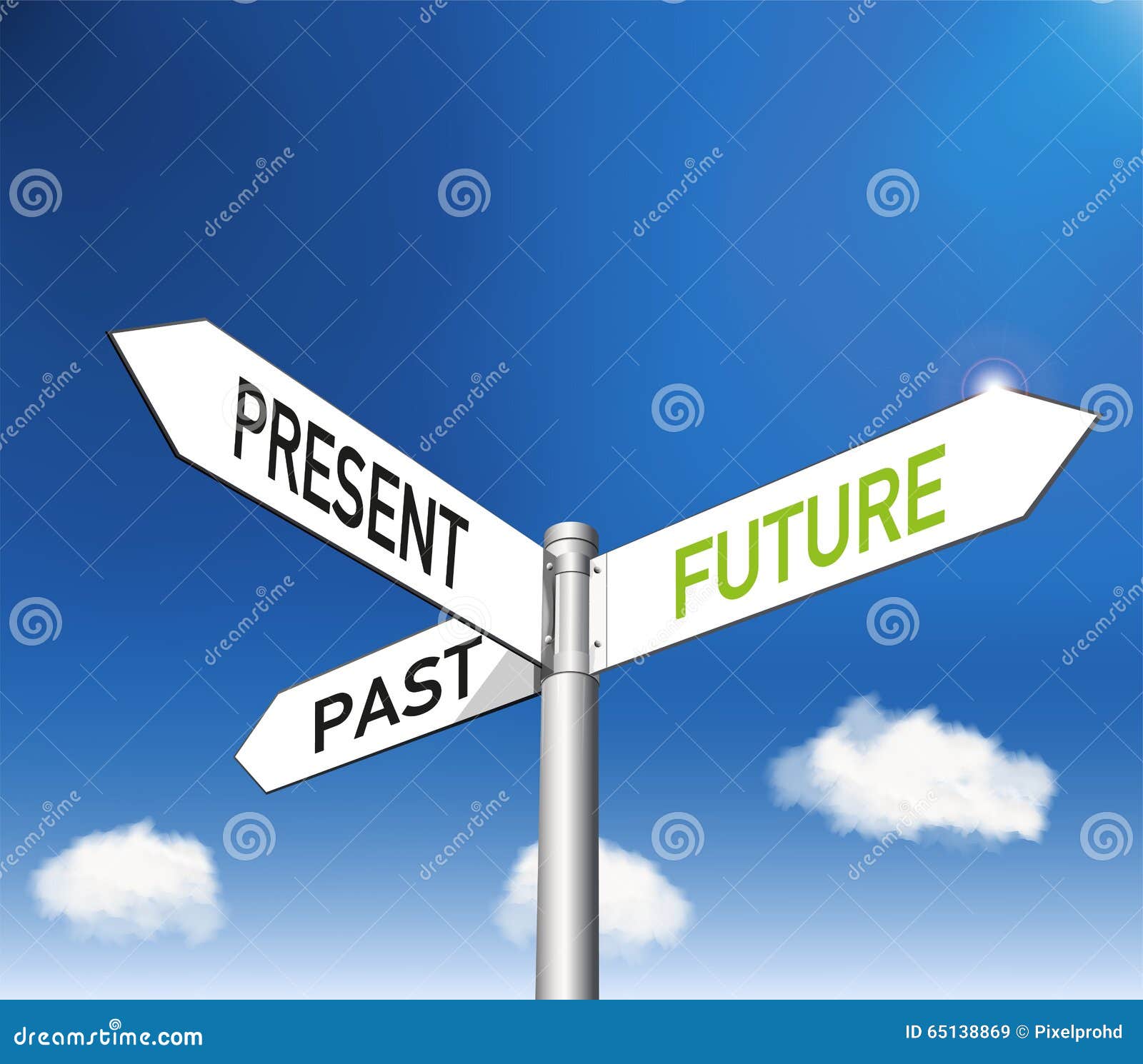 Sign Pointing in Different Directions Stock Vector - Illustration of ...