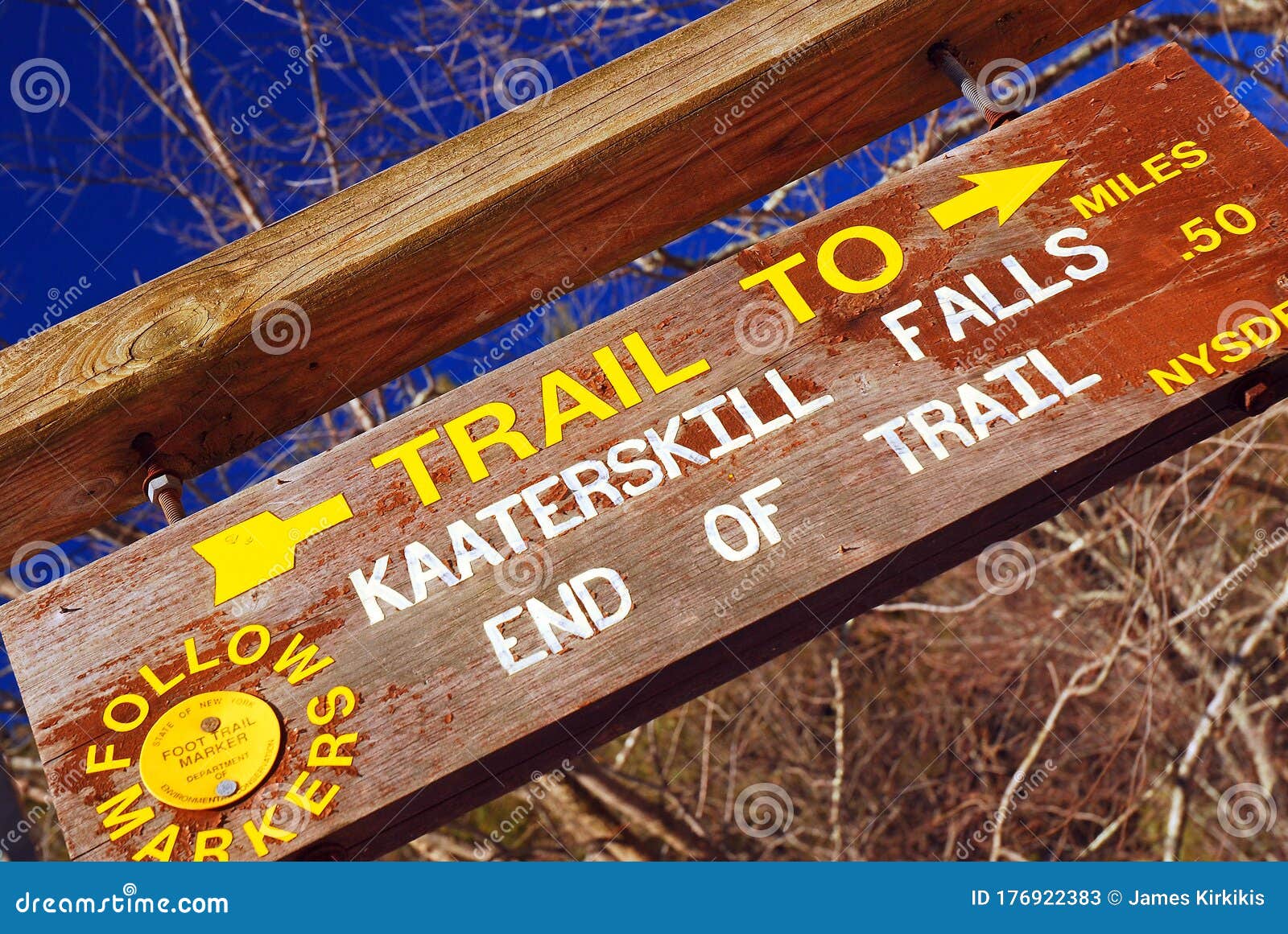 Kaaterskill Falls Trail in New York State Editorial Stock Photo - Image ...