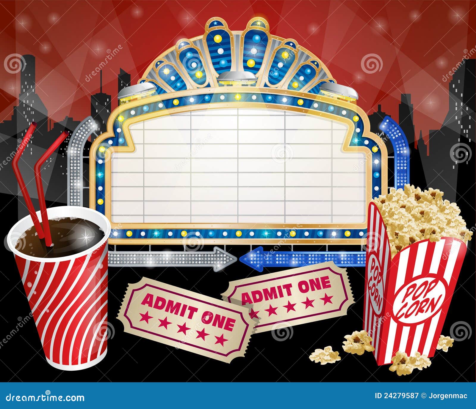 With Sign Popcorn Vending Machine Cartoon Isolated Mascot Vector ...