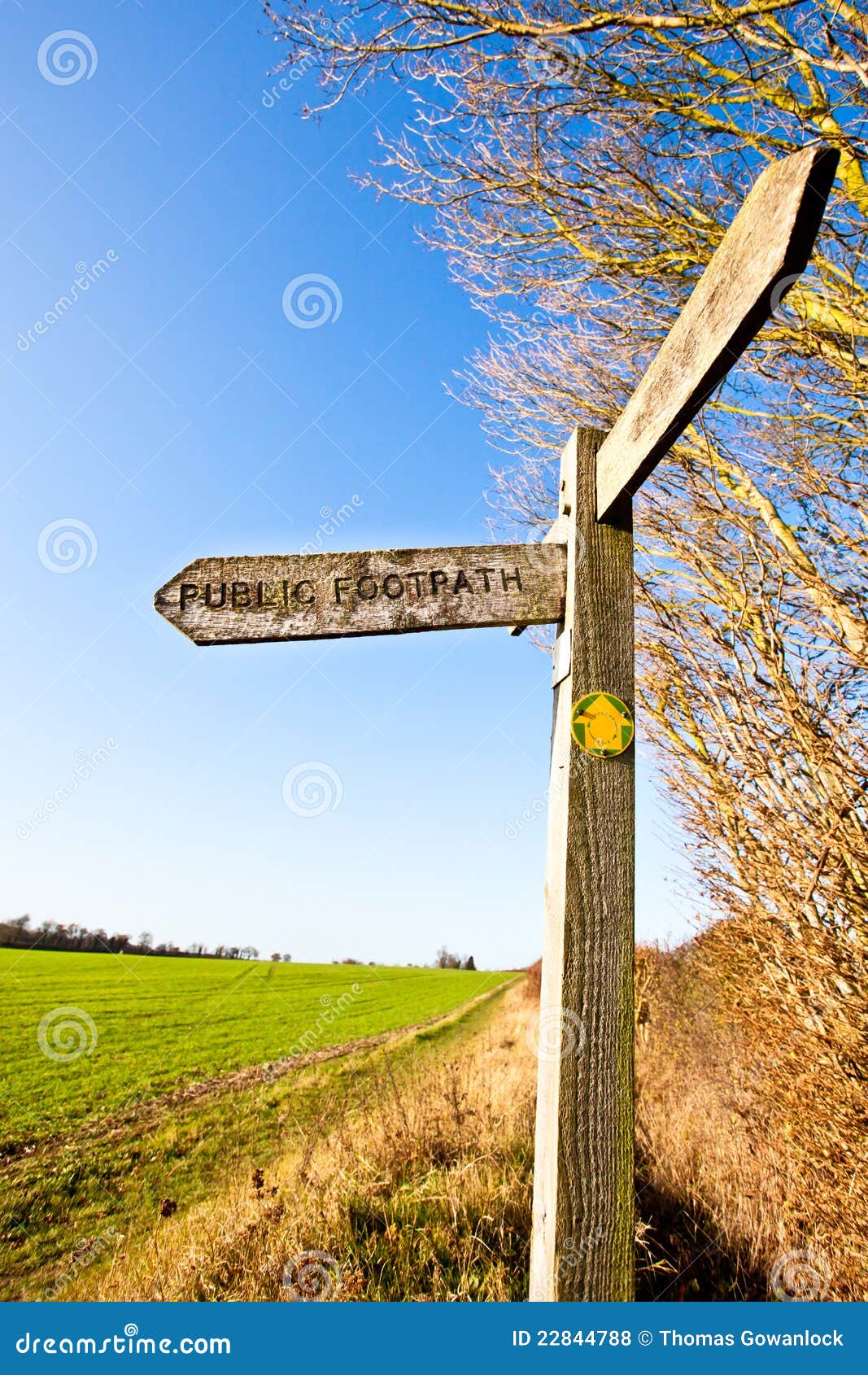 Sign post stock photo. Image of signpost, hill, countryside - 22844788