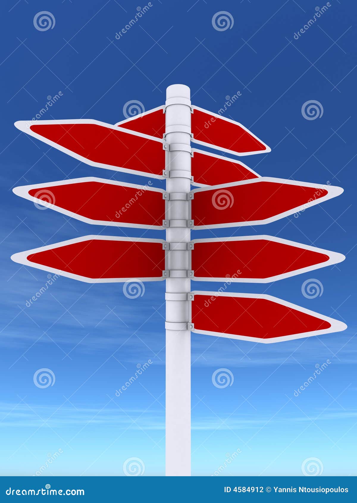 Sign Post stock illustration. Illustration of clipping - 4584912