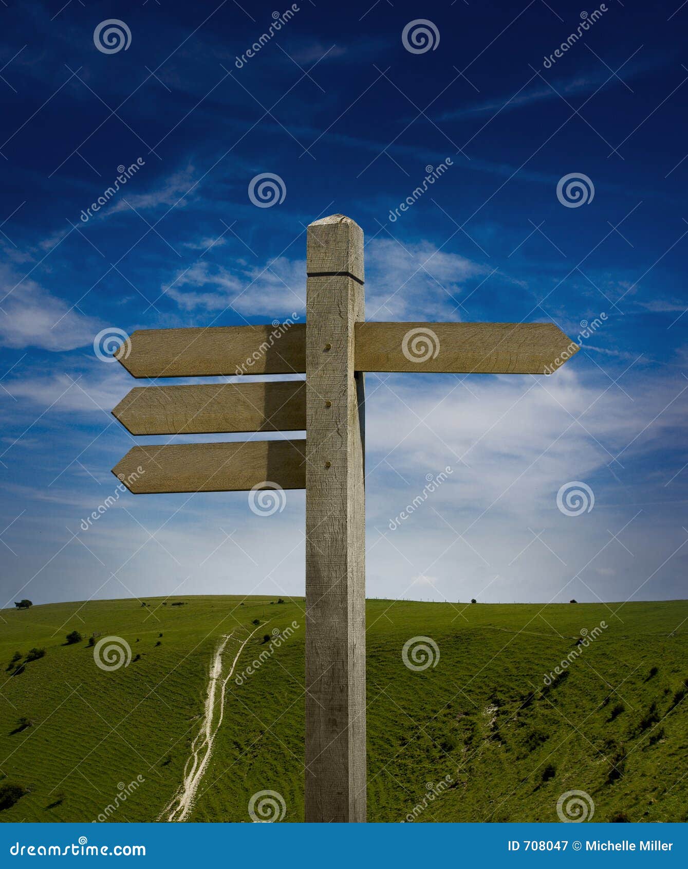 Sign Post stock image. Image of directions, sign, post - 708047