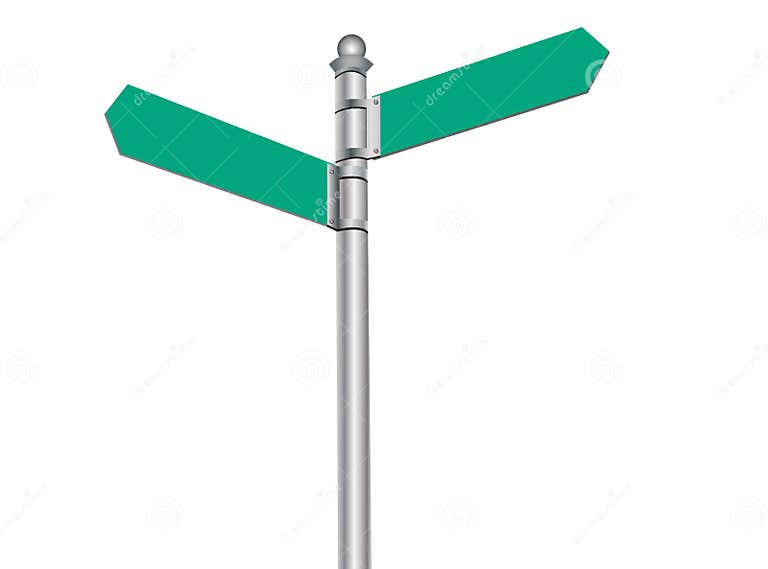 Sign post stock illustration. Illustration of raster, empty - 7698822