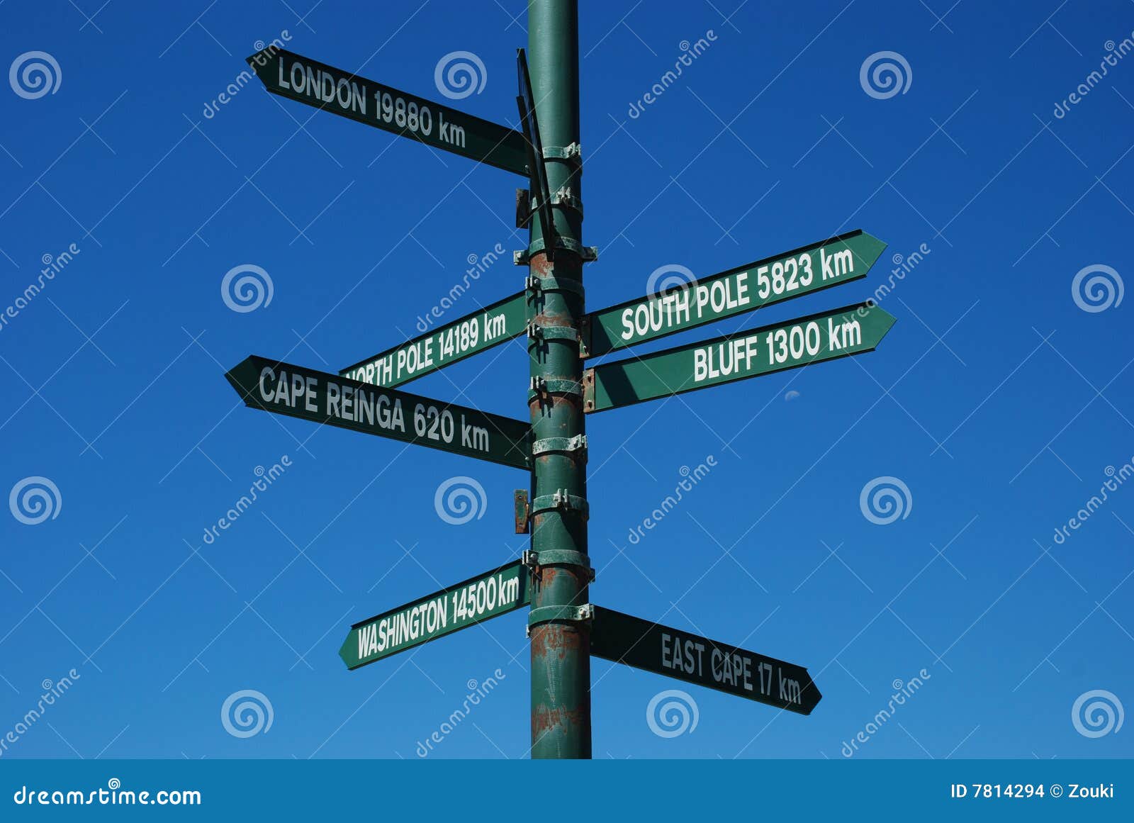 Sign post stock photo. Image of destinations, direction - 7814294
