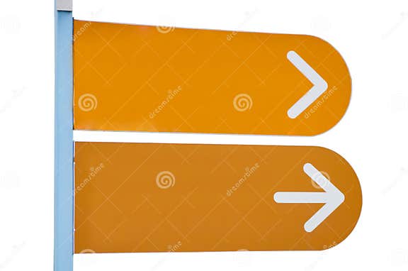 Sign post with two arrows stock image. Image of abstract - 19987377