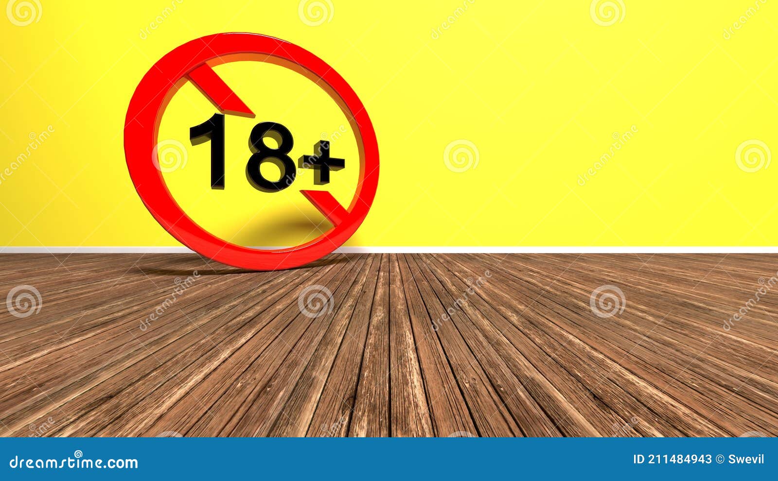 18 Sign. Prohibited Content. Parental Control. Violence. No Entry ...