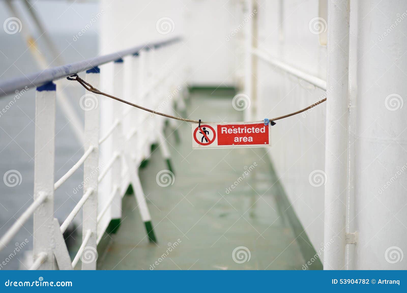 Sign Prohibited White Deck Ship Stock Photos - Free & Royalty-Free ...