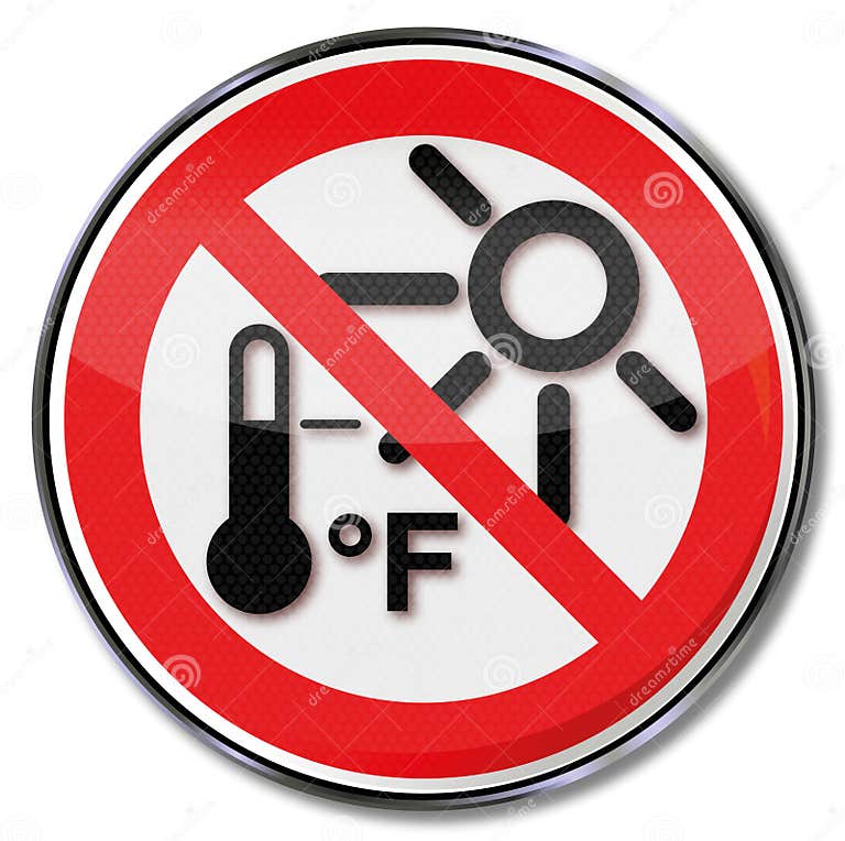 Protecting and Beware of Overheating Stock Vector - Illustration of ...
