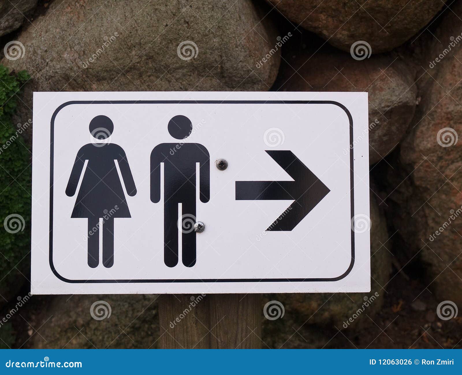 Sign of public toilets WC stock photo. Image of arrow - 12063026