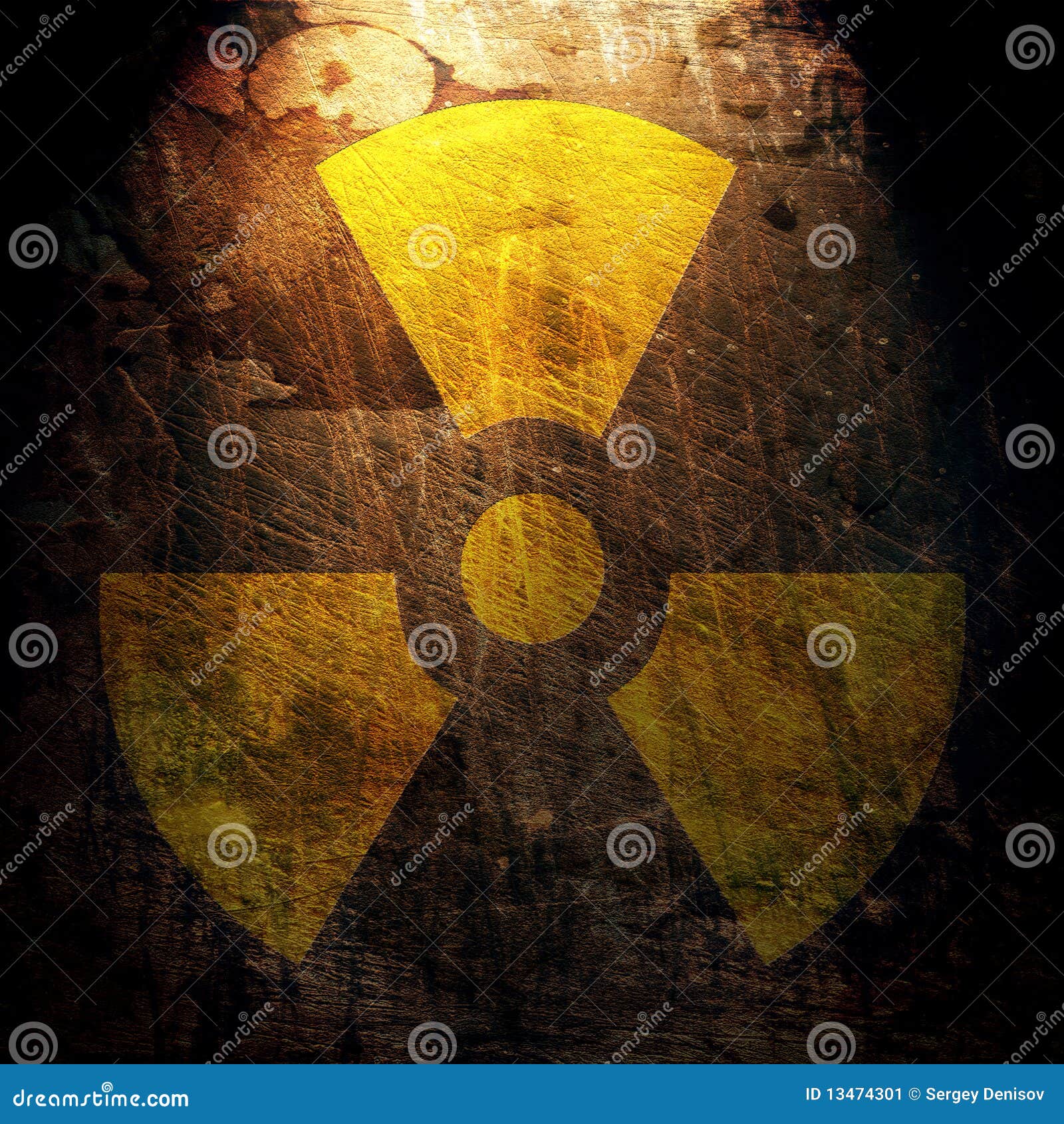 Explosive Radiation Warning Sign Fragmentation Stock Photography ...