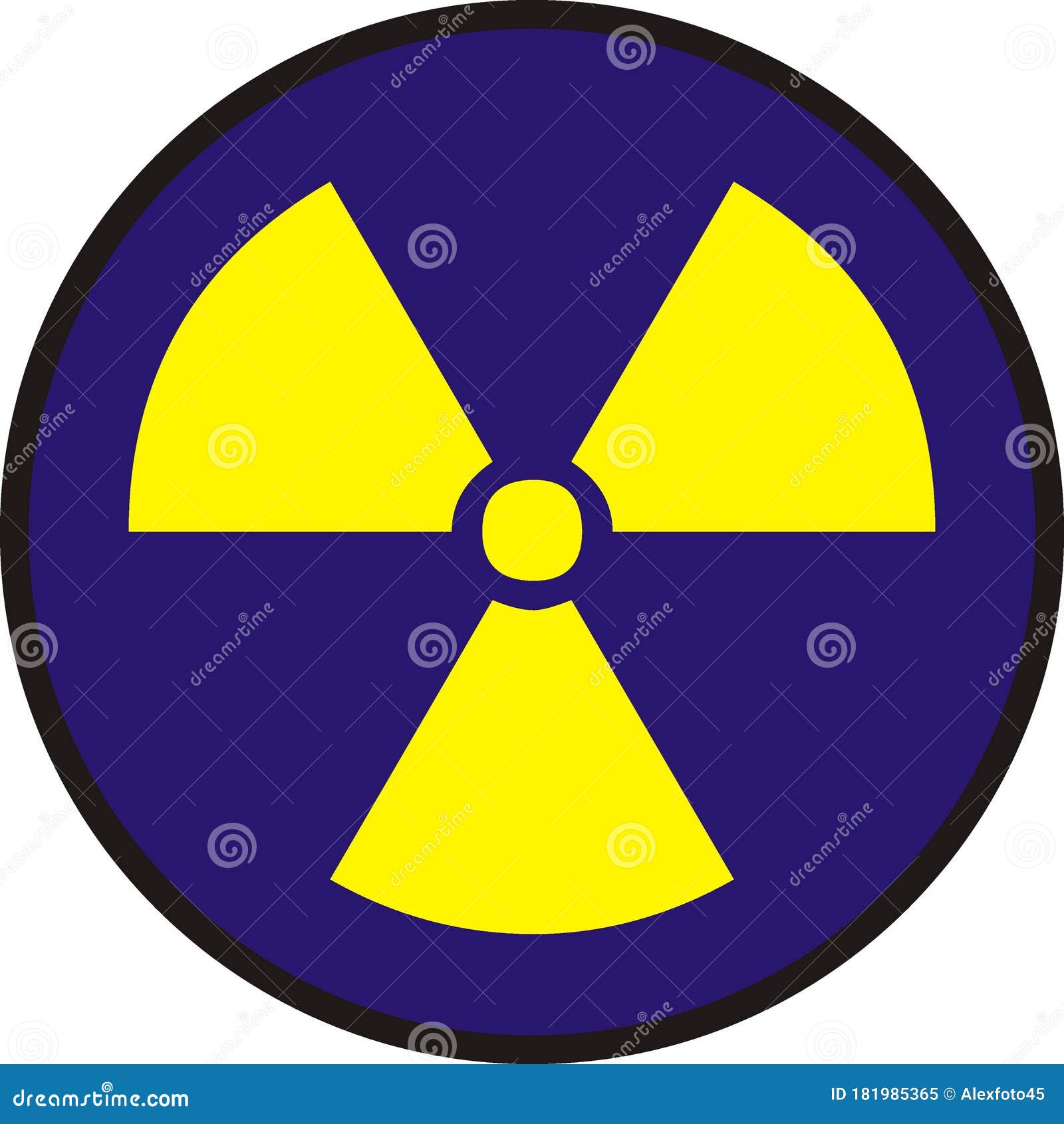 Blue Radiation Symbol