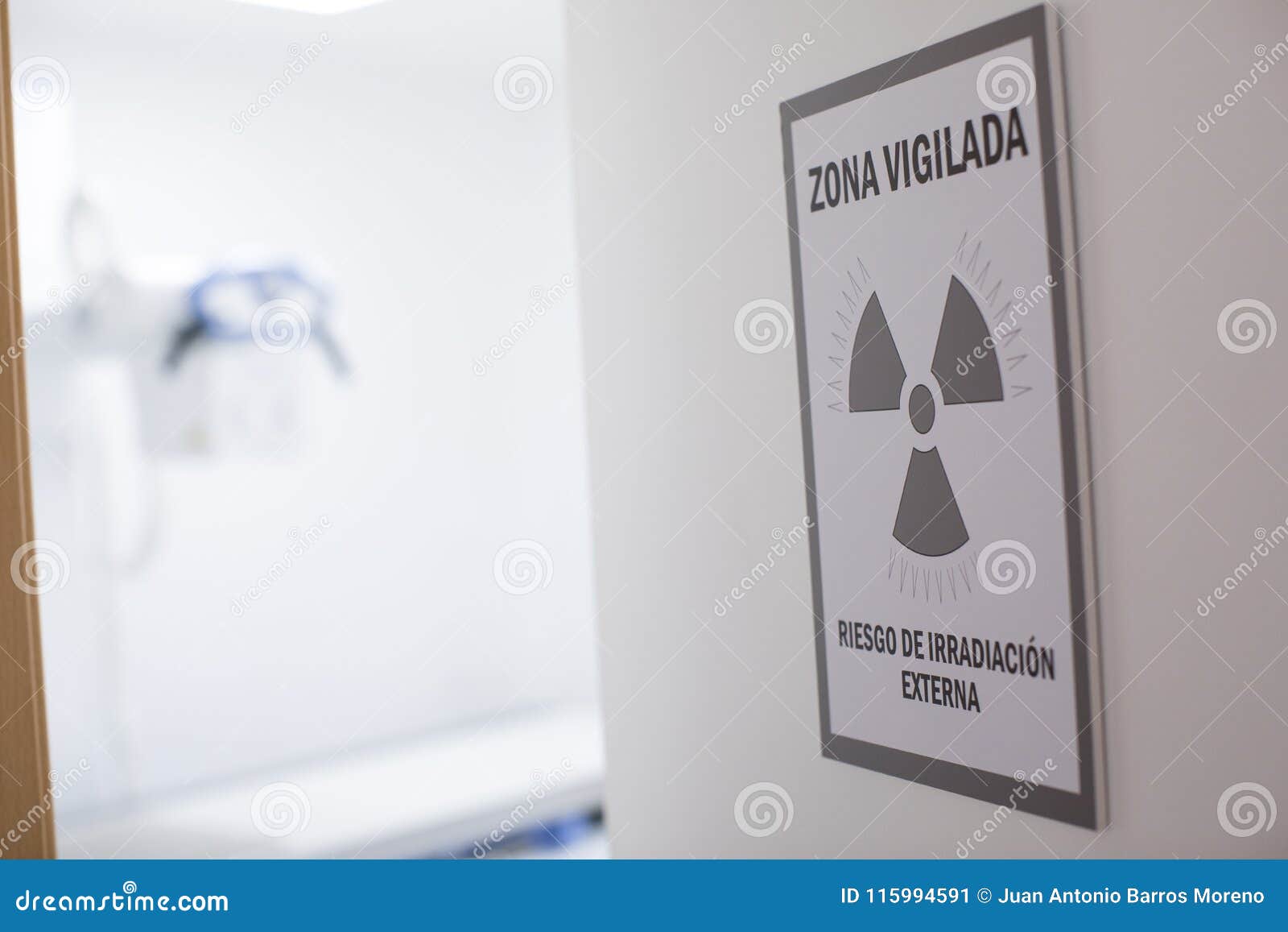 Sign of X-ray room. stock image. Image of healthcare - 115994591