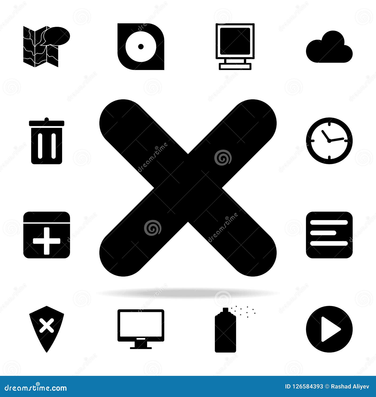 Sign Remove Icon. Web Icons Universal Set for Web and Mobile Stock ...