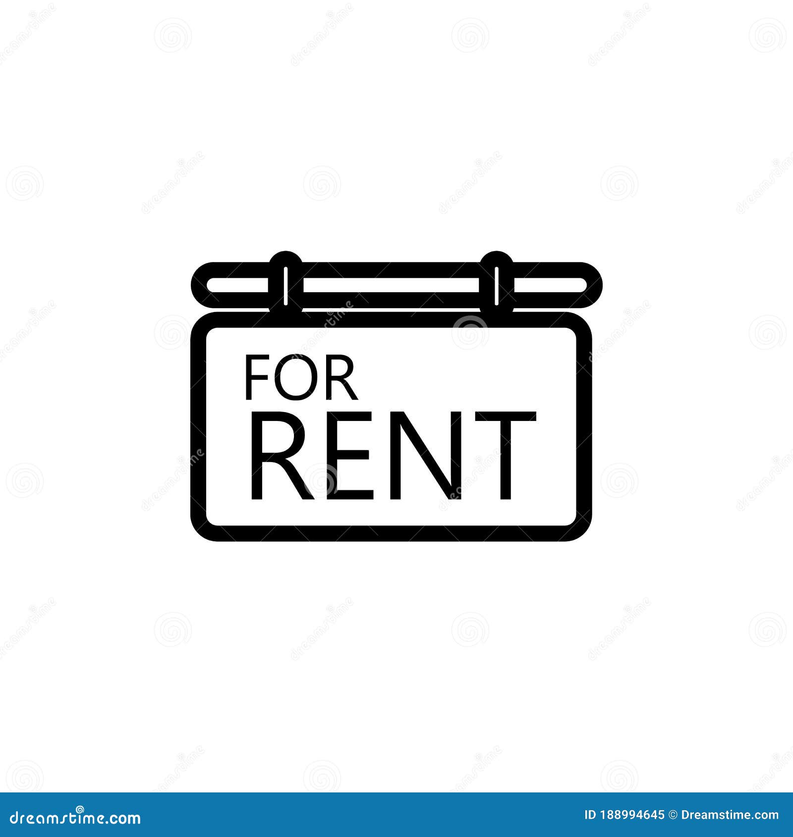 The Sign is Rented Out Icon. Element of Navigation for Mobile Concept ...