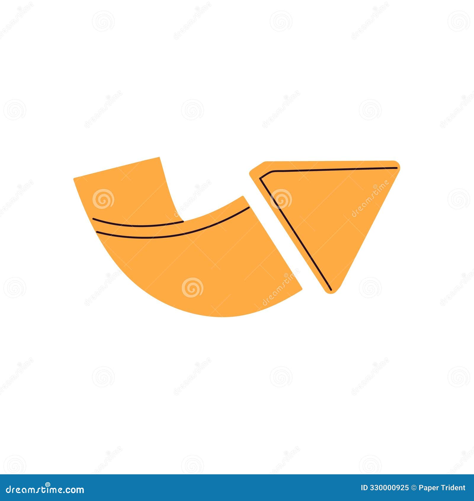 Sign Of Reversal Move. Geometric Shape, Curved Line With Cursor Showing ... Sign Of Reversal Move. Geometric Shape, Curved Line With Cursor Showing ...