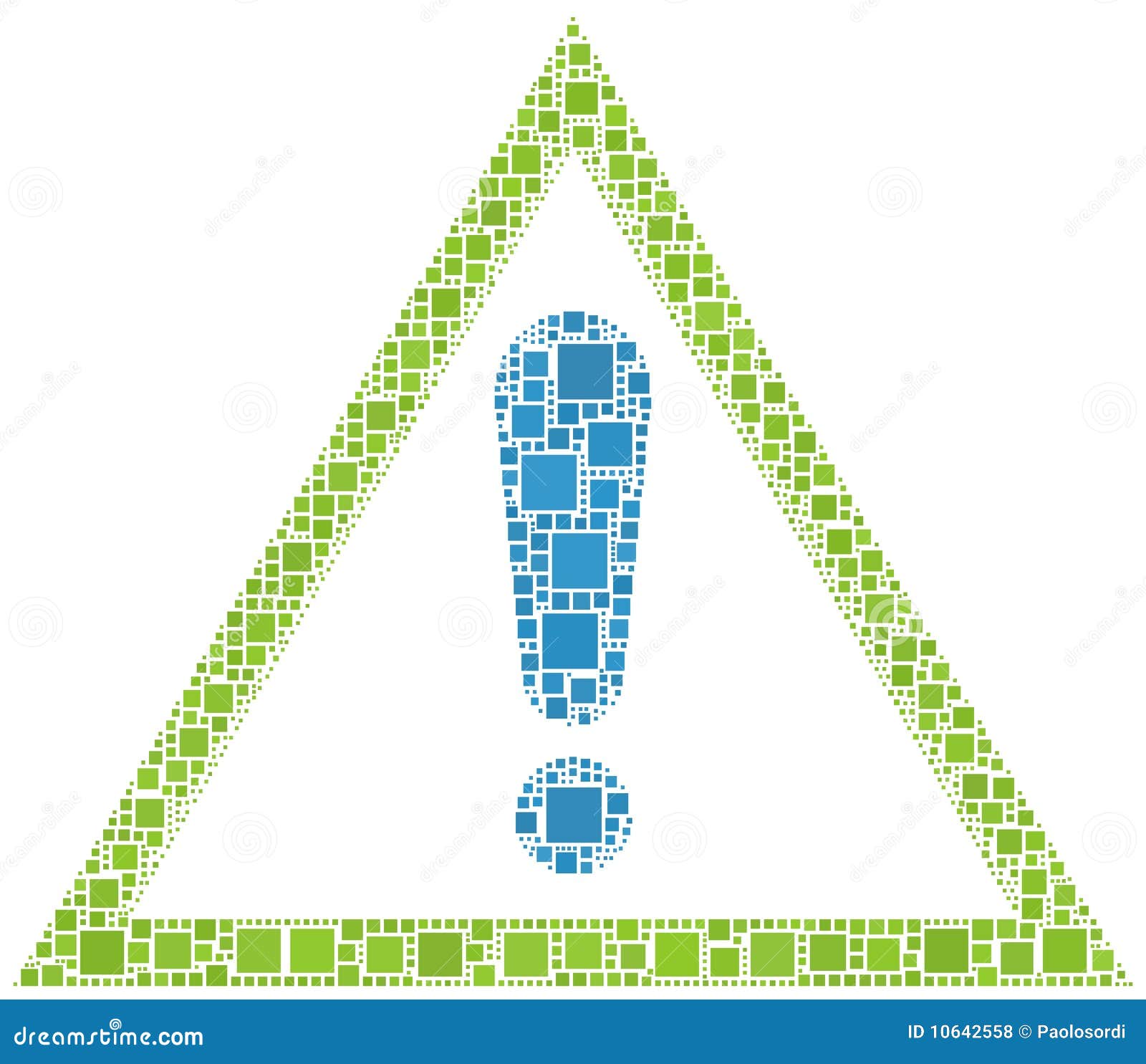 Sign of risk stock vector. Illustration of dangerous - 10642558