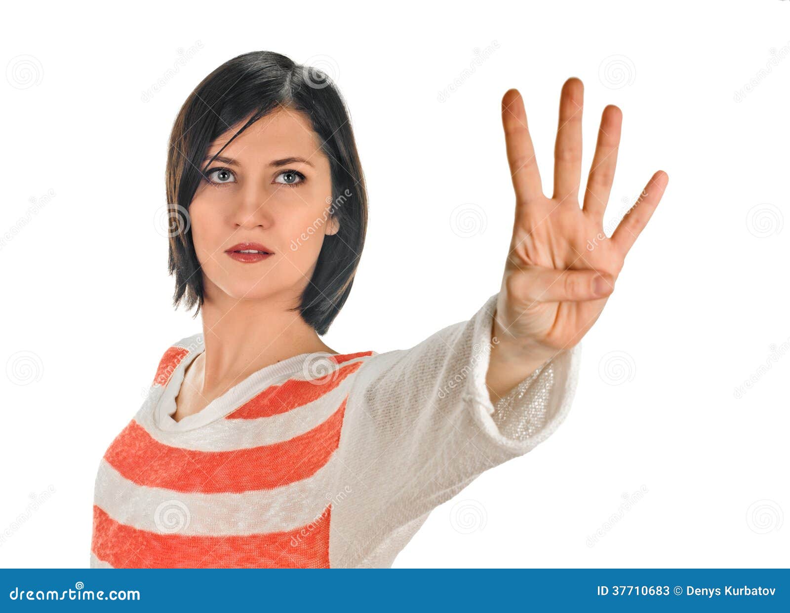 Sign salute stock image. Image of caucasian, gesturing - 37710683