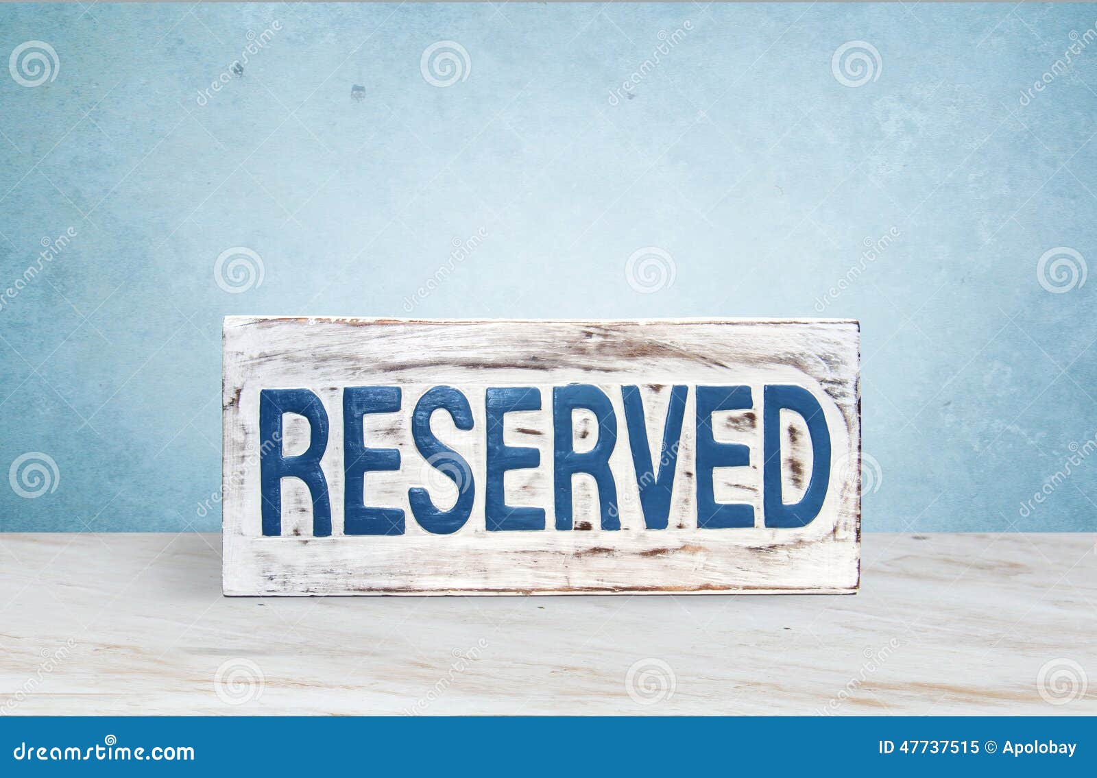 A sign saying reserved stock image. Image of inside, decorative - 47737515