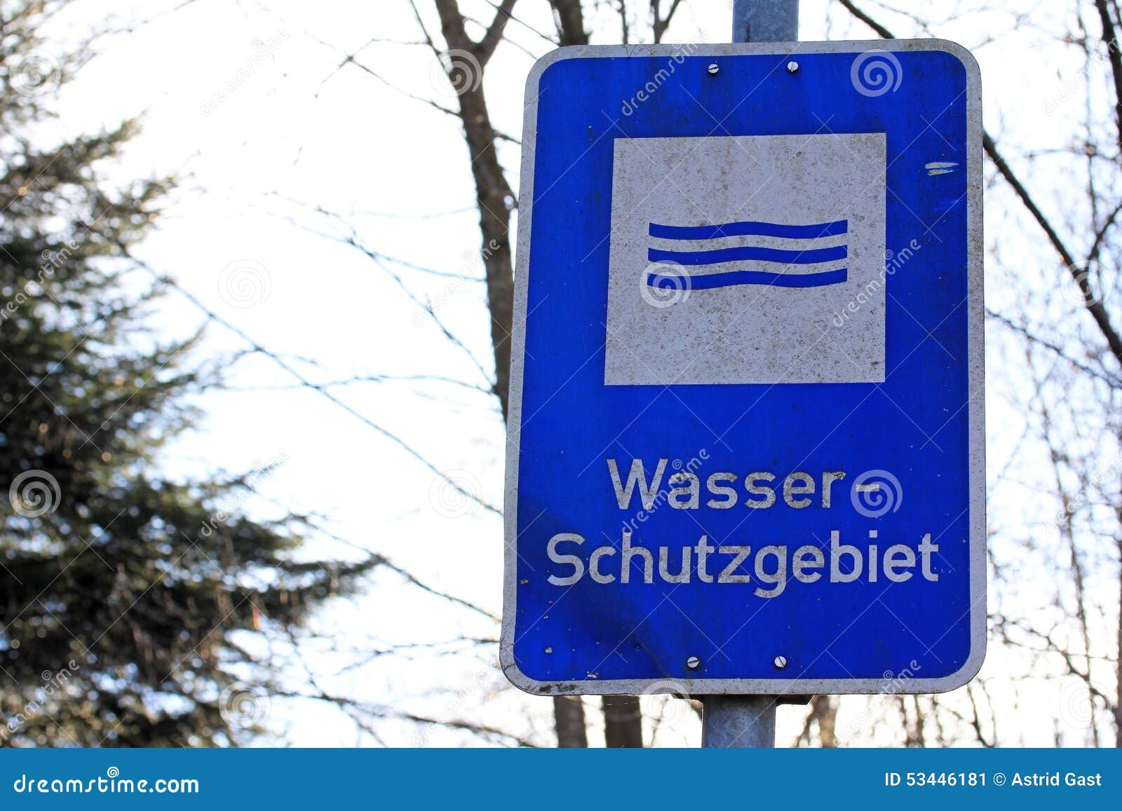 Sign saying water reserve stock image. Image of plate - 53446181