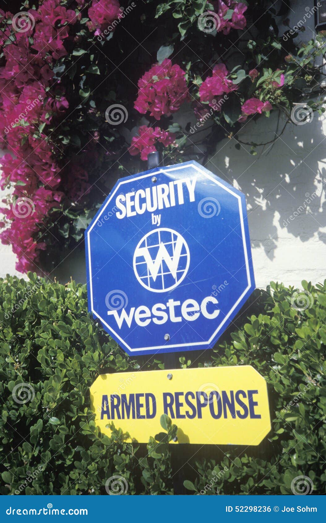 Sign: Security Service, Los Angeles, California Editorial Photo - Image ...