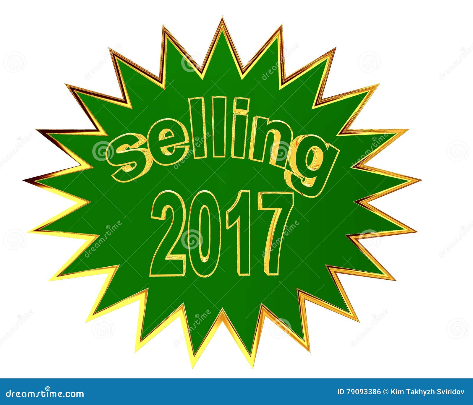 Sign for Selling Isolated on White Background Stock Illustration ...