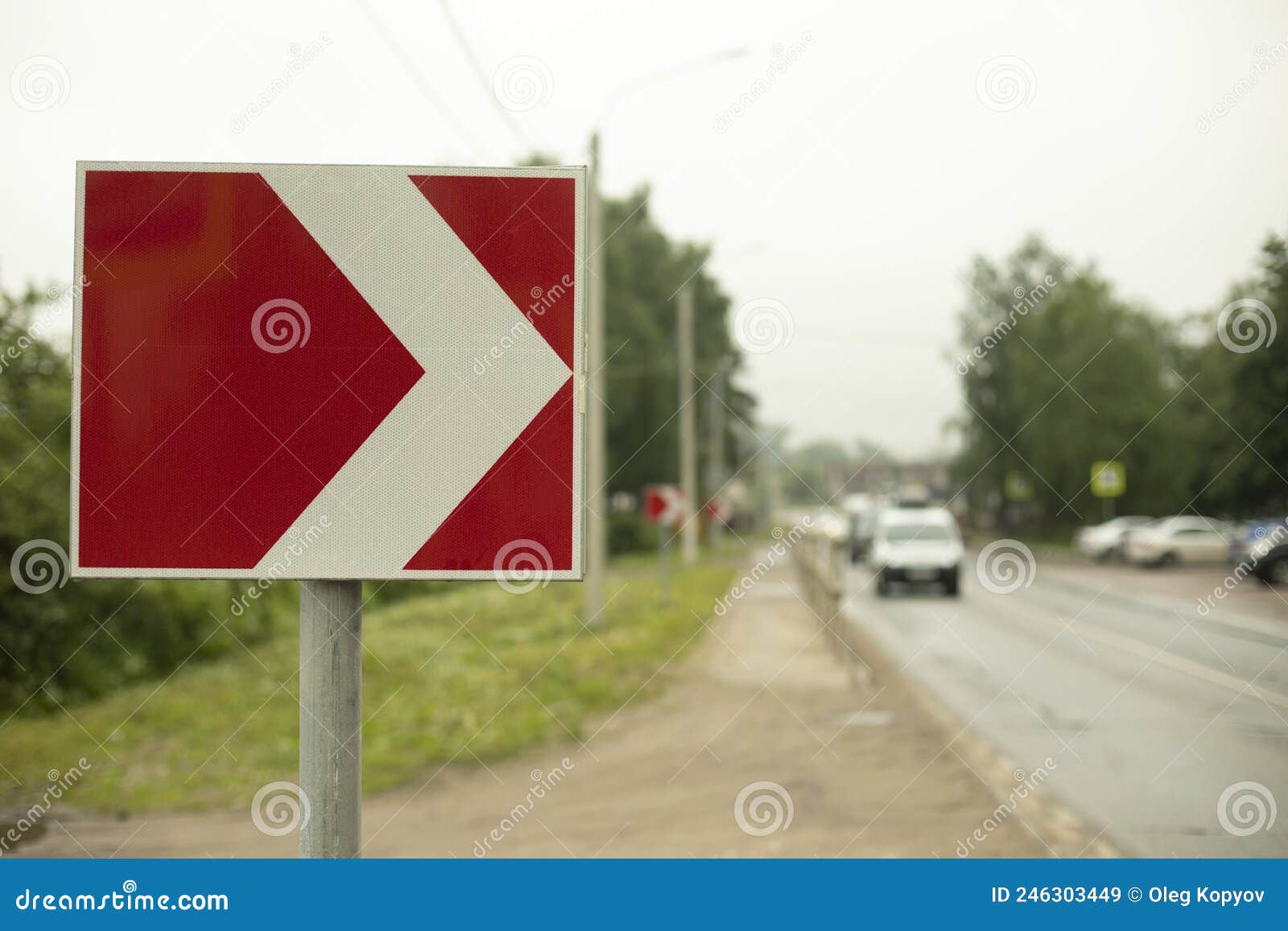 Sign Sharp Turn. Red Road Sign Stock Image - Image of highway, curve ...