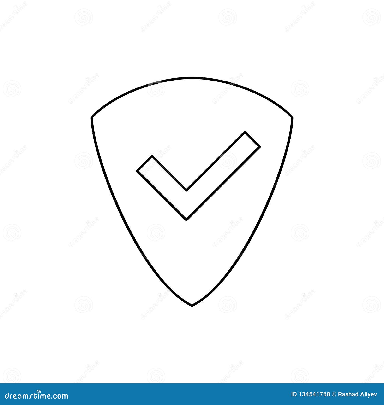 Sign Shield with a Tick Icon. Element of Web for Mobile Concept and Web ...